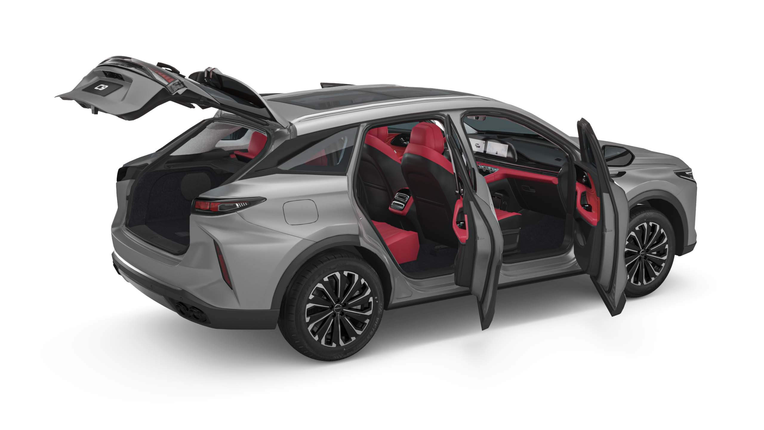 2025 Chery Omoda C9 With Interior - 3D Model by MantangCG