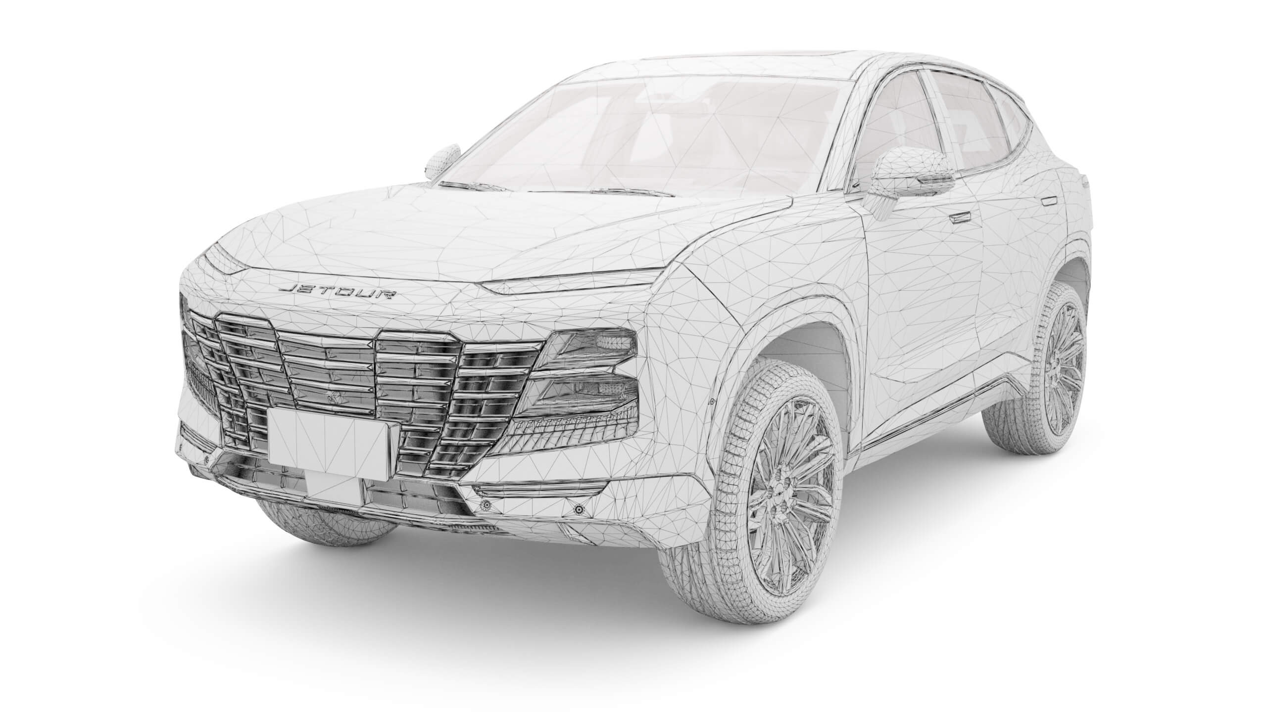 2025 Jetour Dashing With Interior - 3D Model by MantangCG