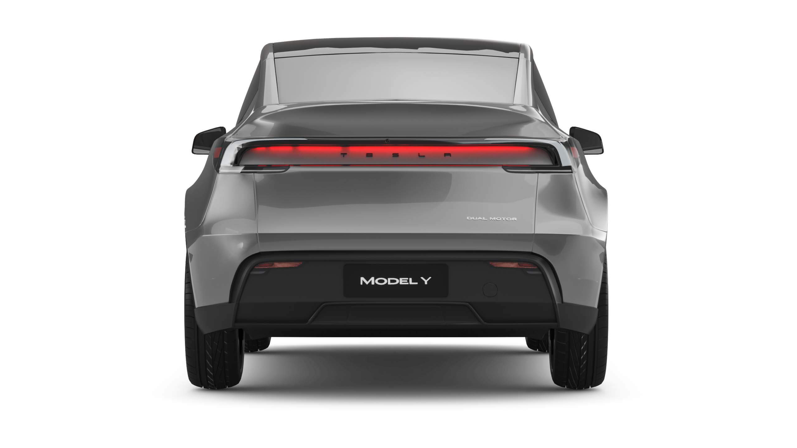 2025 Tesla New Model Y With Two Style Rims by MantangCG