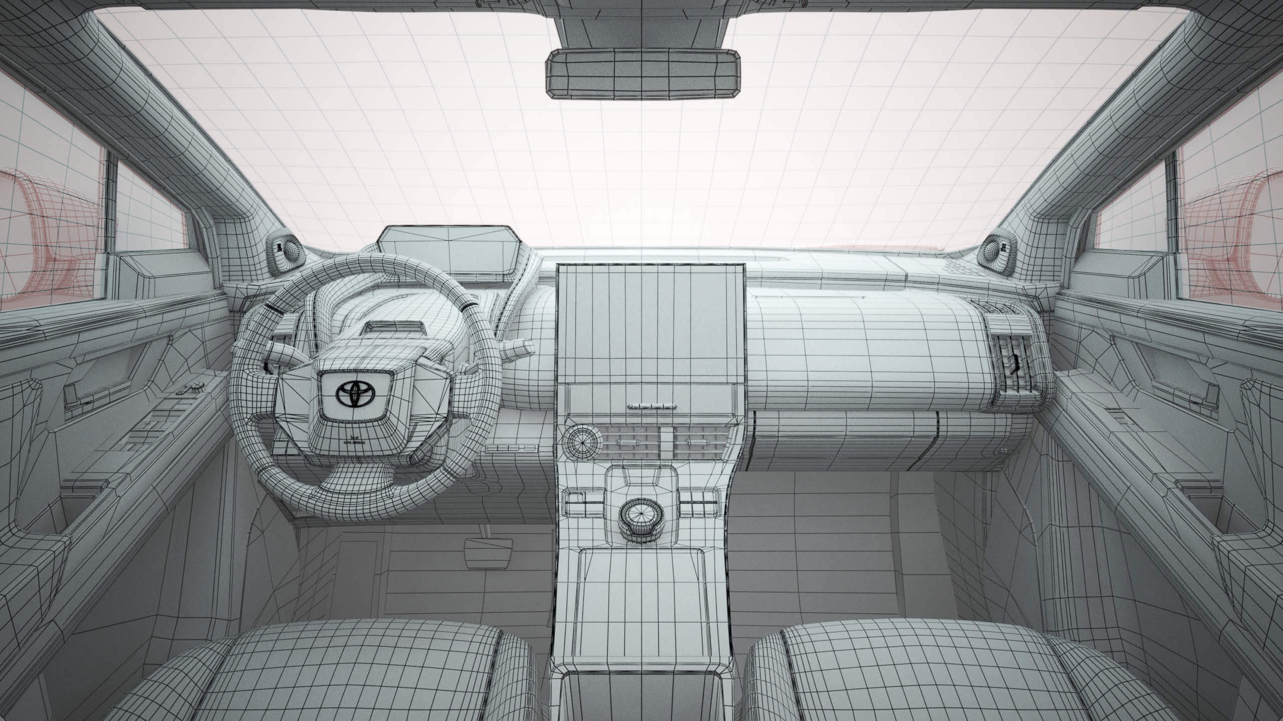 2025 Toyota bZ4X with Interior - 3D Model by MantangCG