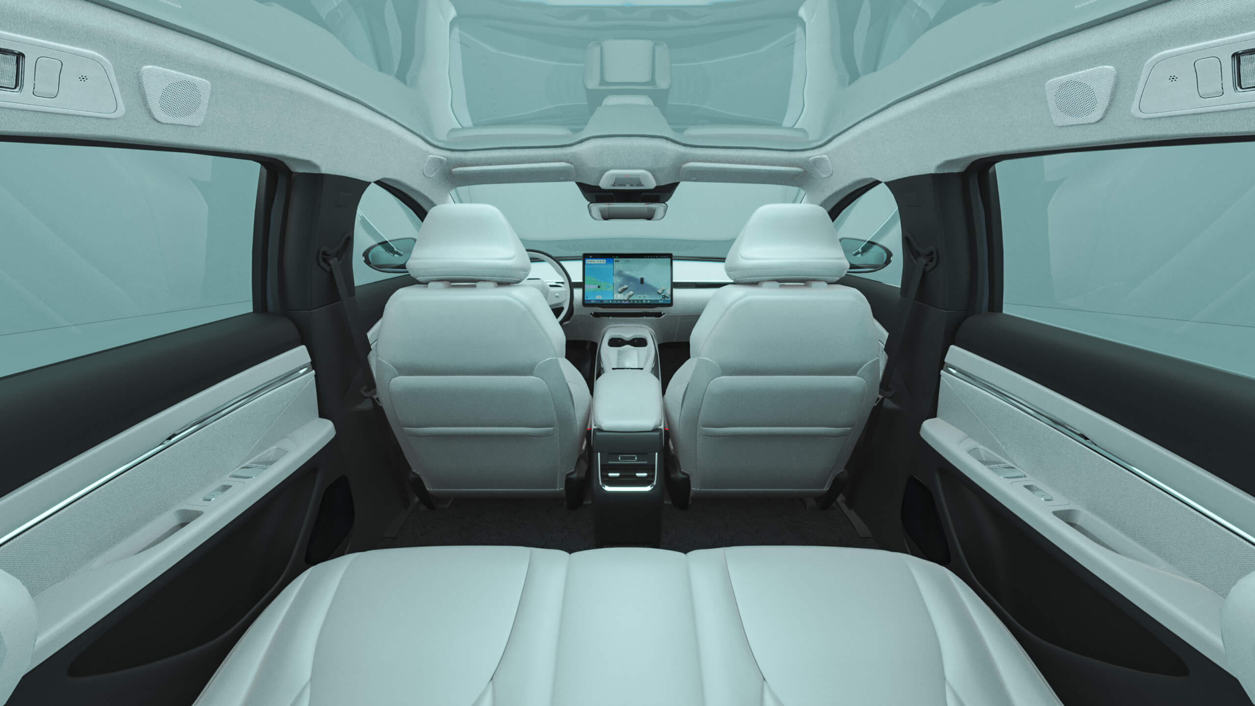 2025 Xpeng Mona M03 With Interior - 3D Model by MantangCG