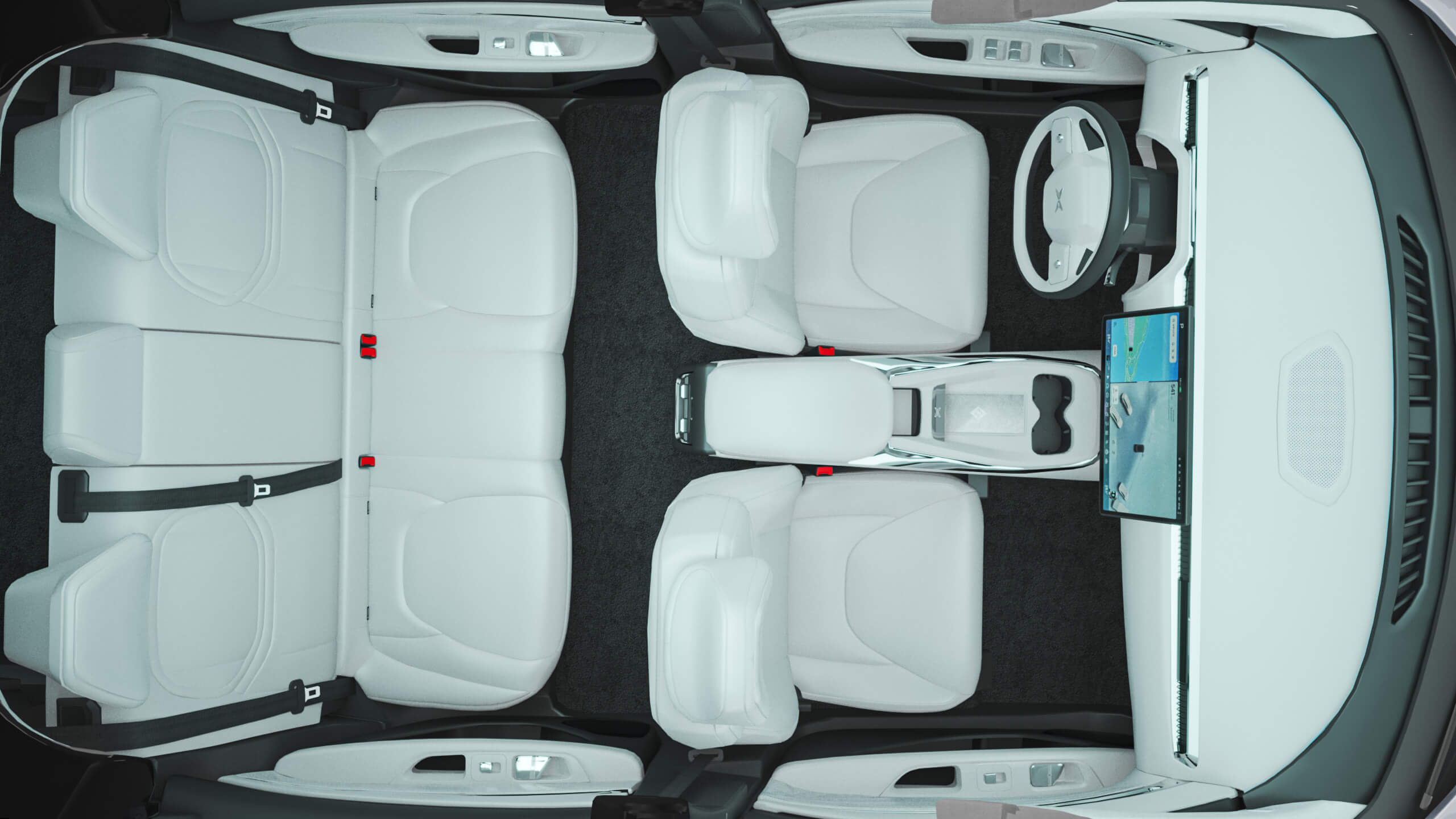 2025 Xpeng Mona M03 With Interior - 3D Model by MantangCG