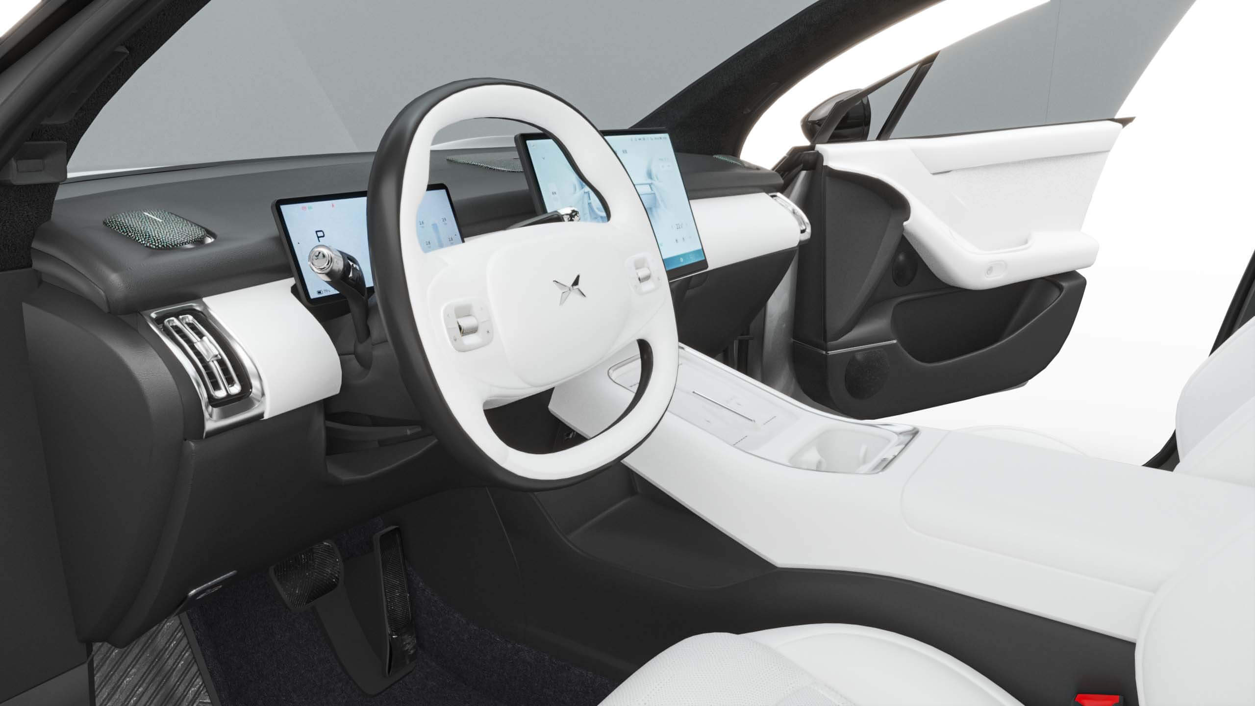 2025 Xpeng P7+ With Interior - 3D Model by MantangCG