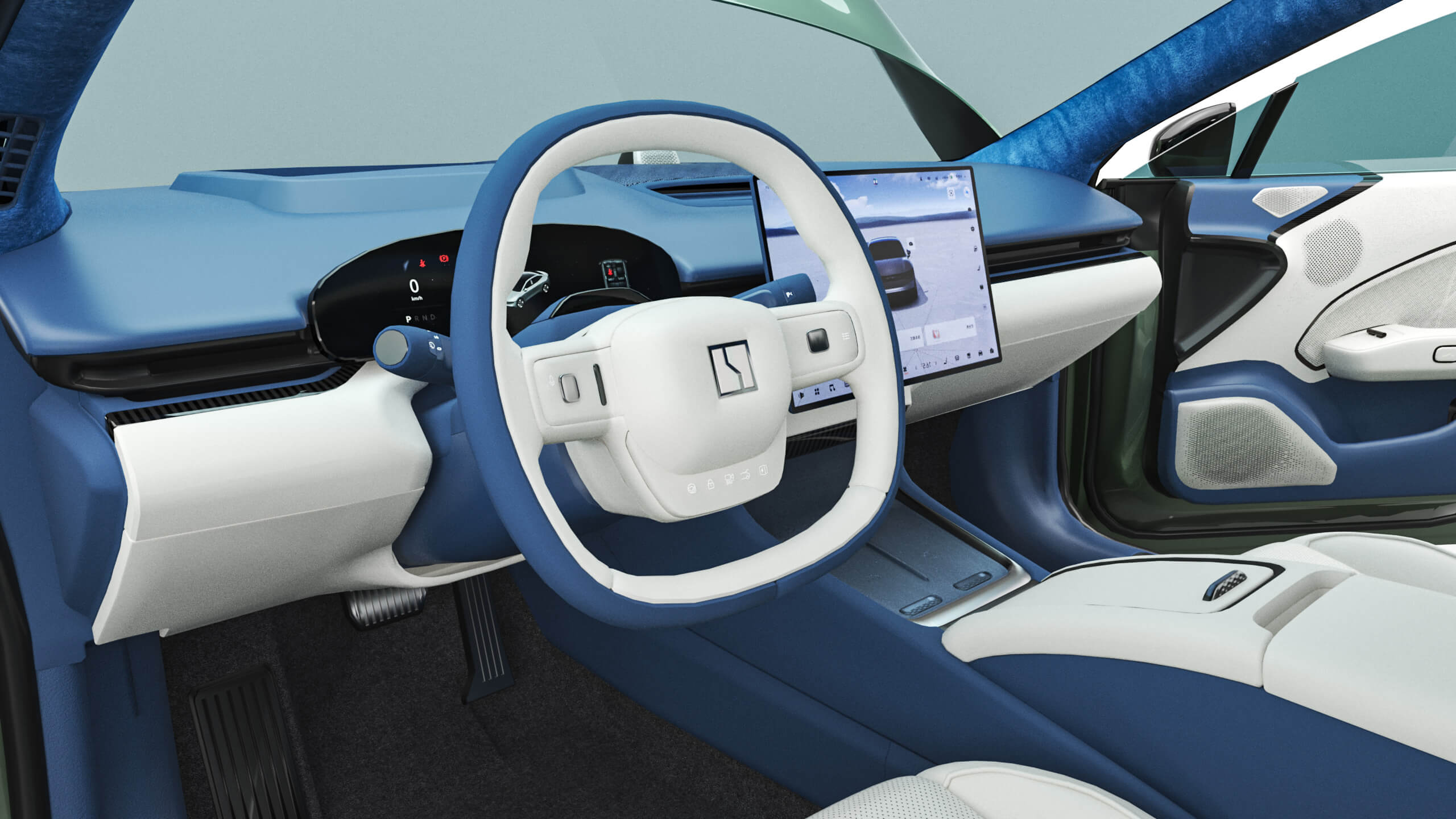 2025 Zeekr 007 With Interior - 3D Model by MantangCG