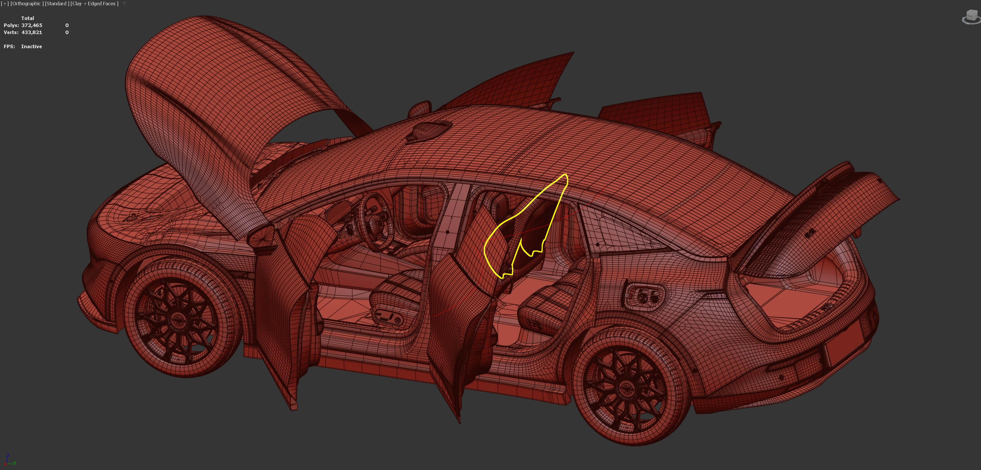 2025 Zeekr 007 With Interior - 3D Model by MantangCG
