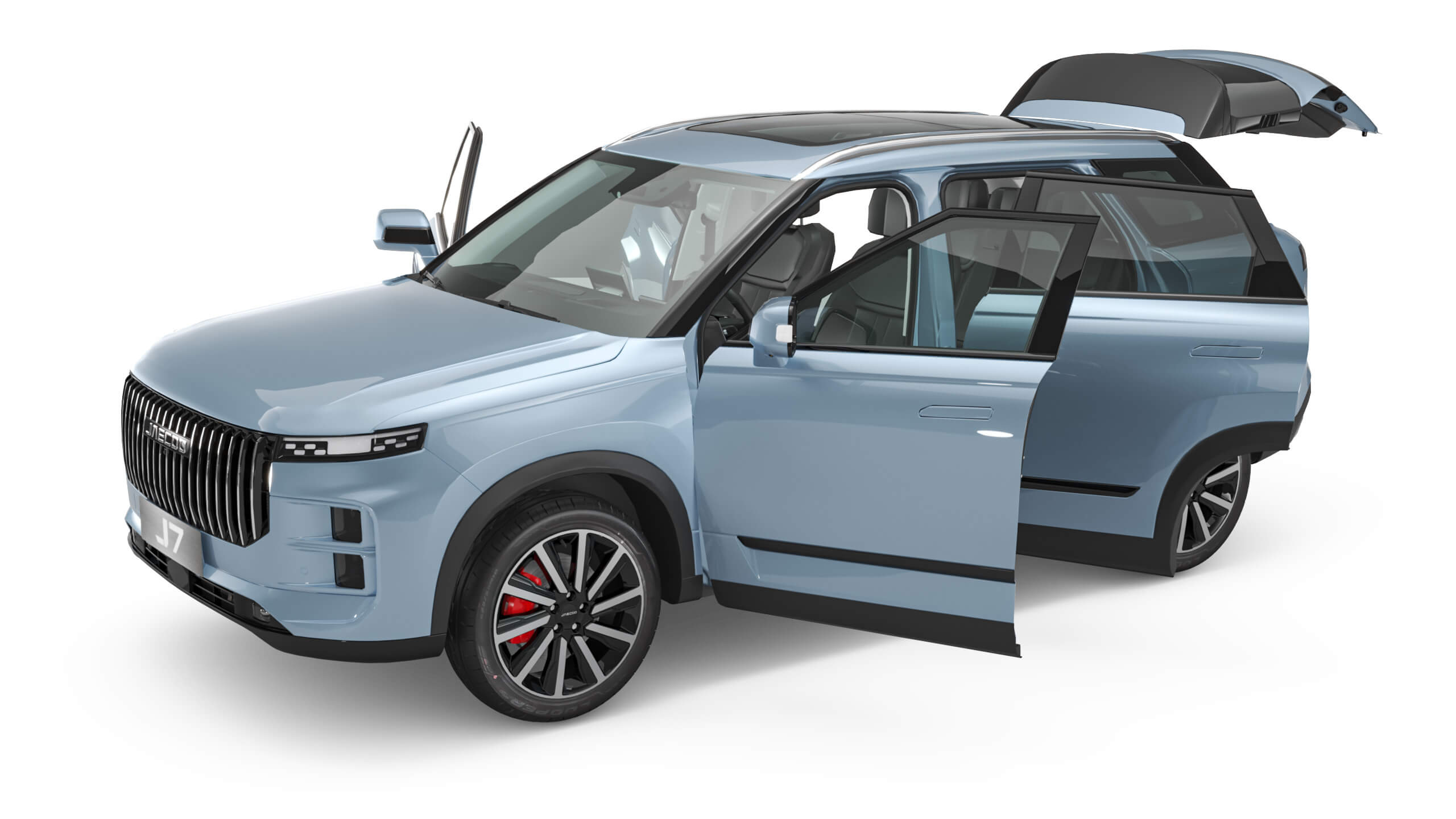 2024 Chery Jaecoo J7 With Interior - 3D Model by MantangCG