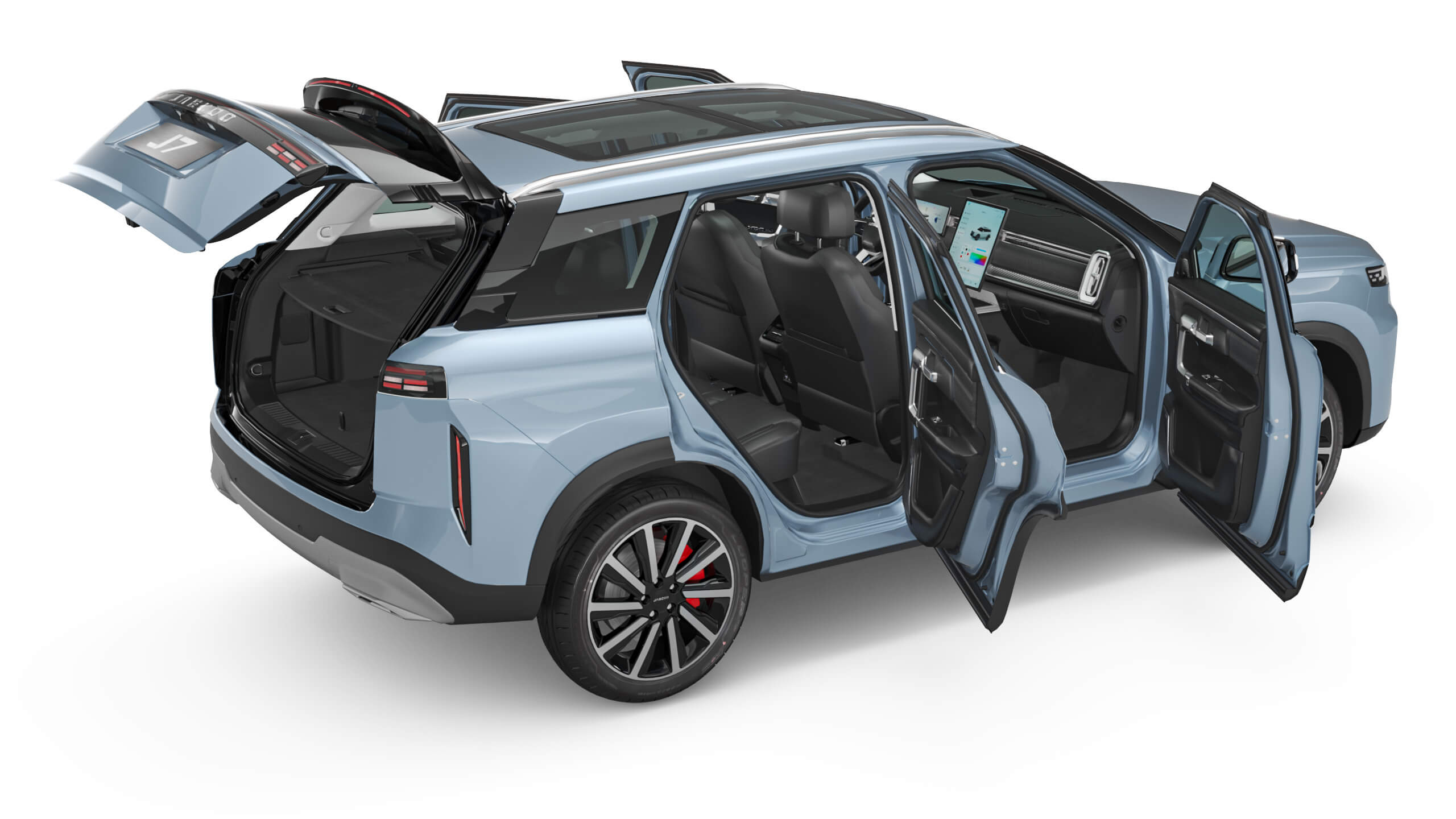 2024 Chery Jaecoo J7 With Interior - 3D Model by MantangCG