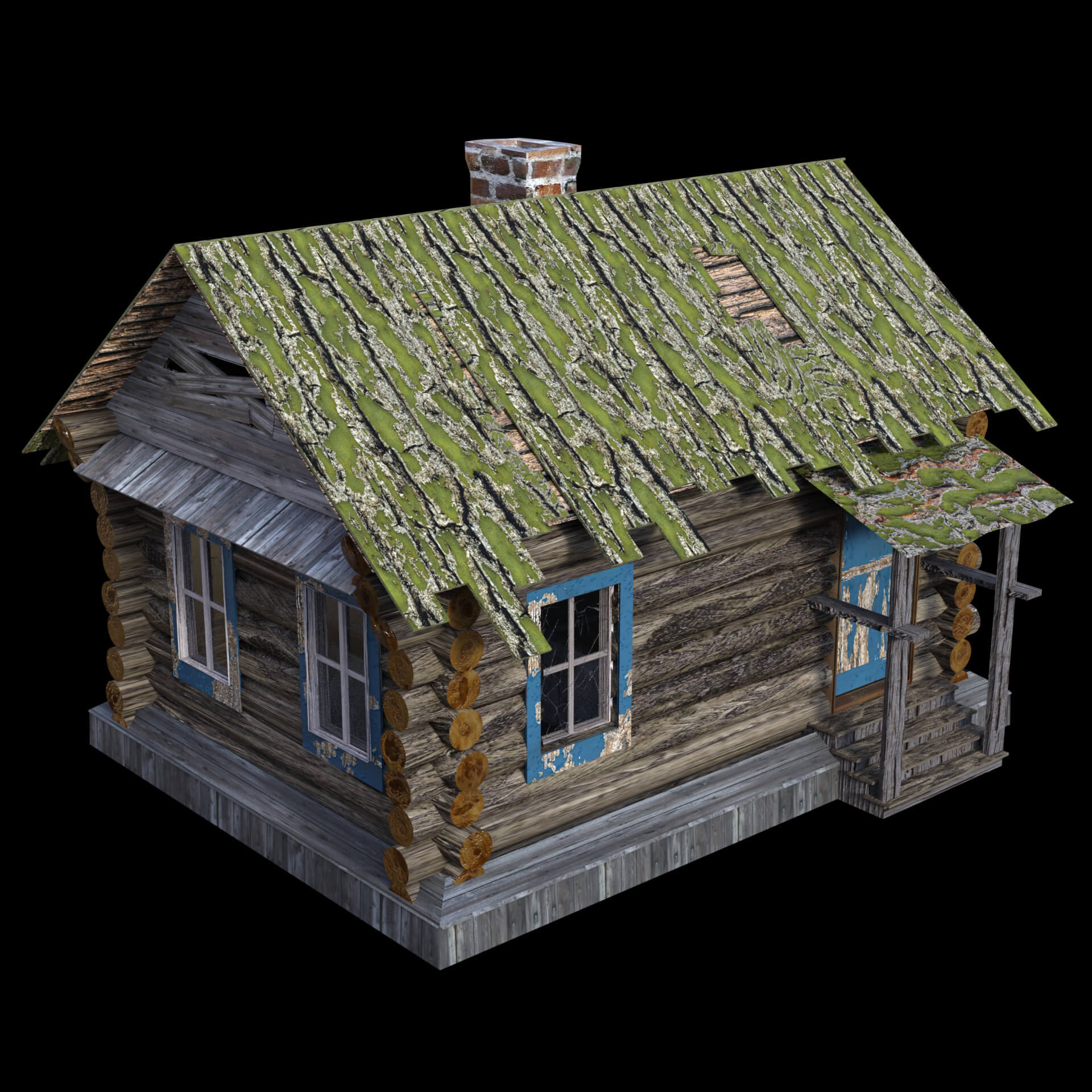 Hunting Cabin - 3D Model by Mapin