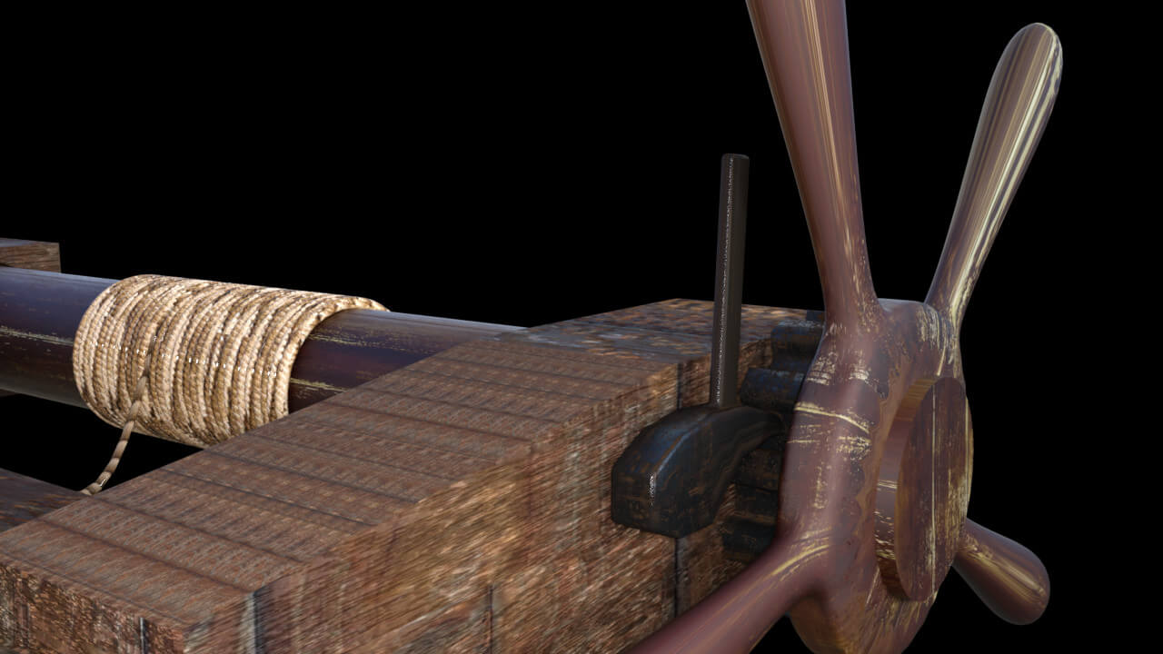 Strappado Inquisition Device - Daz Content by Mapin