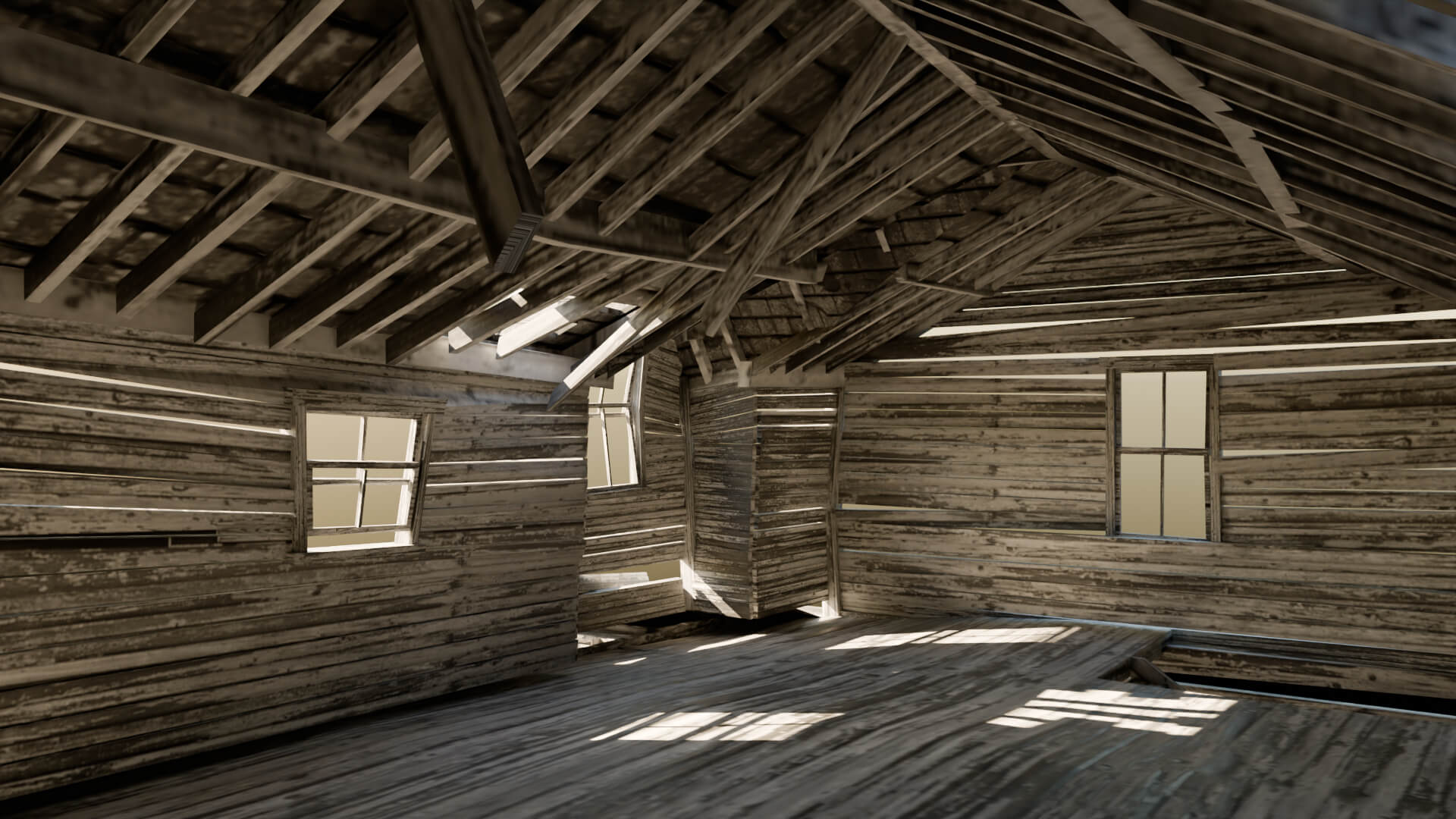 Abandoned House With Interior Low Poly - 3D Model by Marcangangelo Di ...