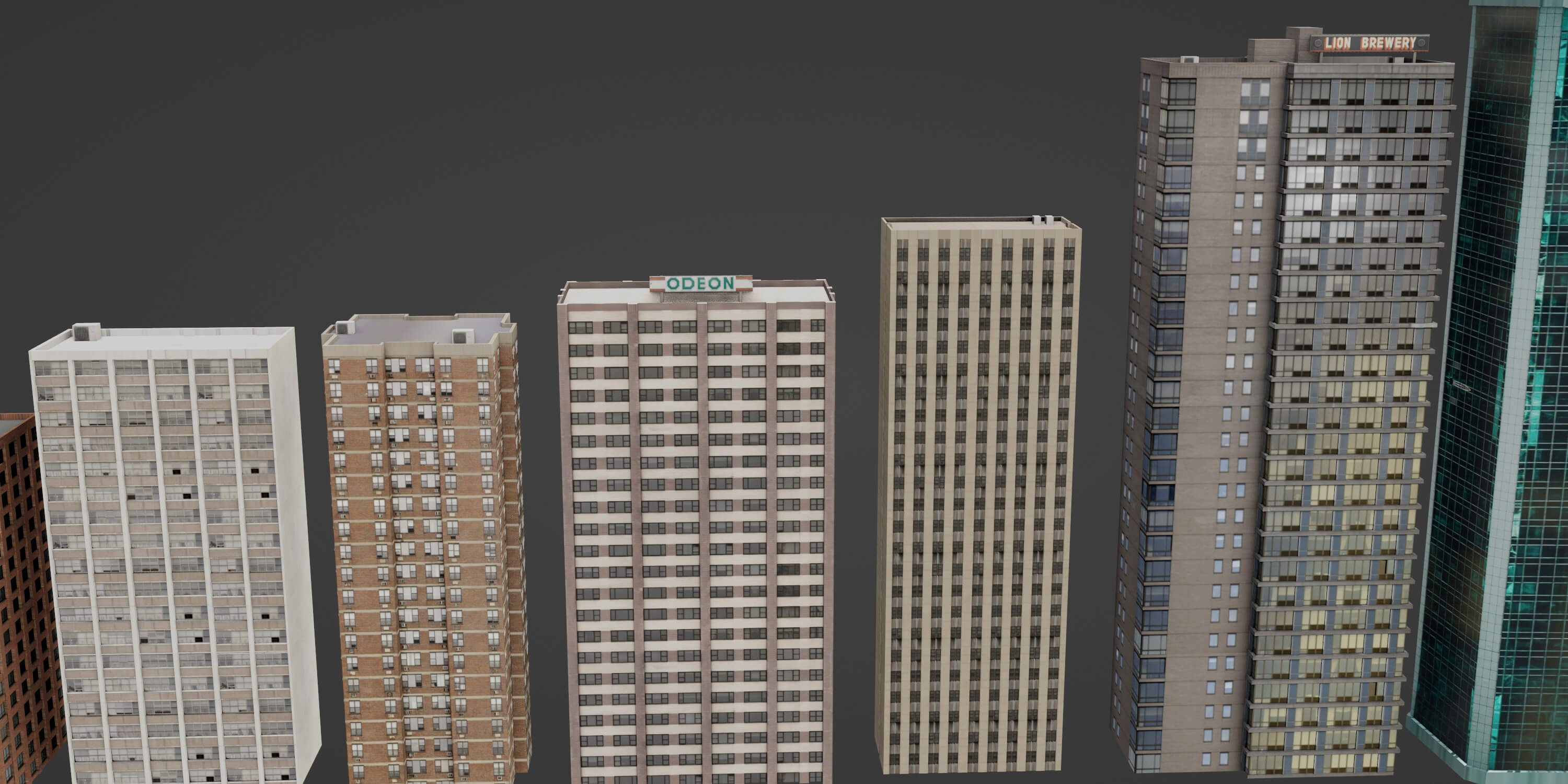 City Pack Low Poly Building Collection - 3D Model by Marcangangelo Di ...