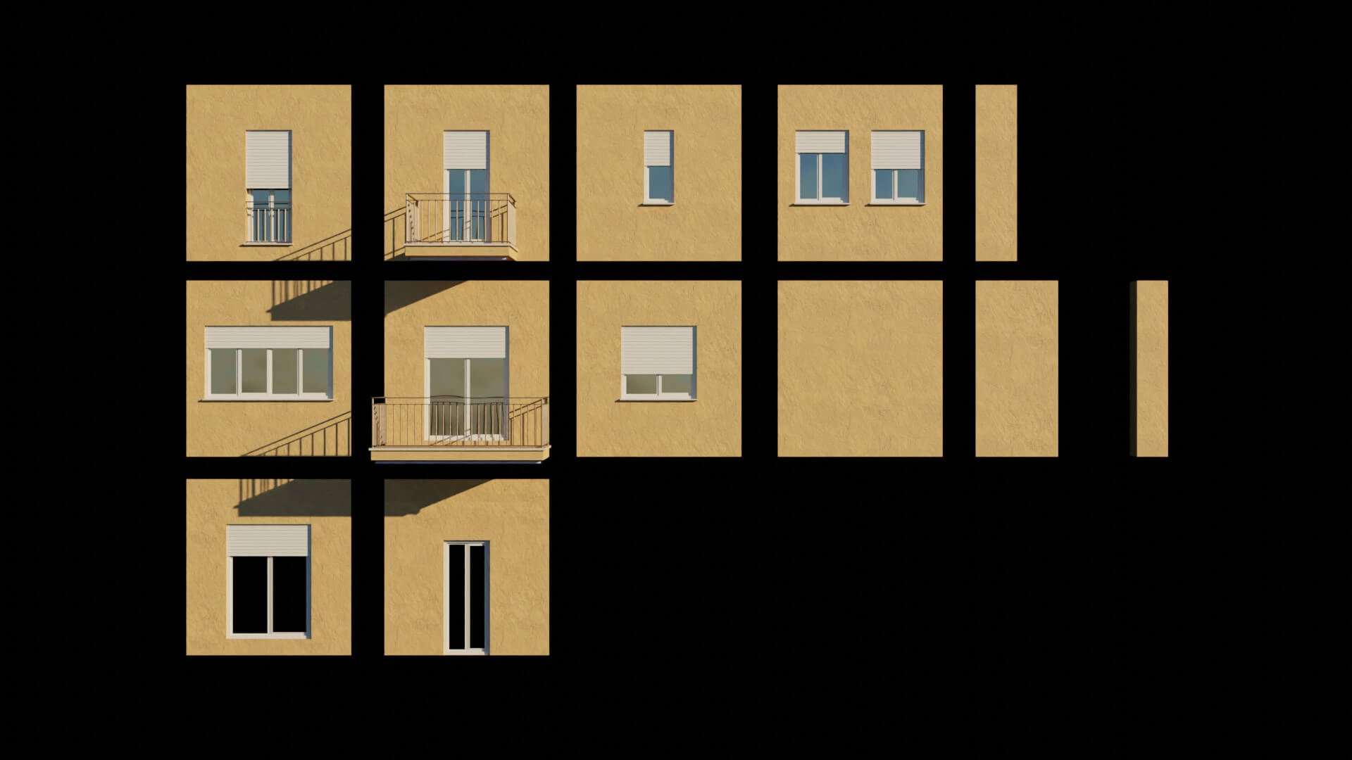 High Density City Residential Buildings Low Poly - 3D Model by ...