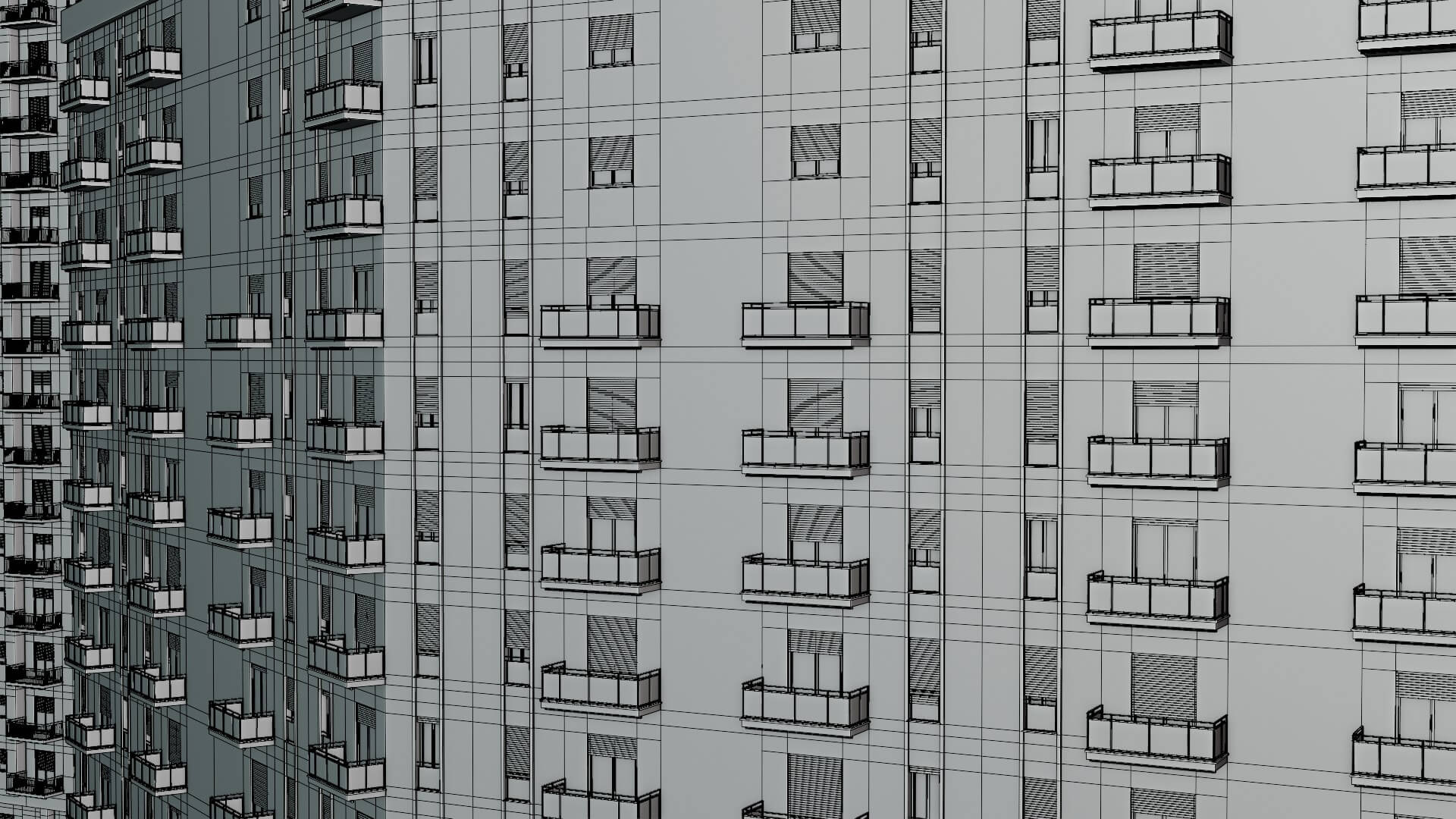 High Density City Residential Buildings Low Poly - 3D Model by ...