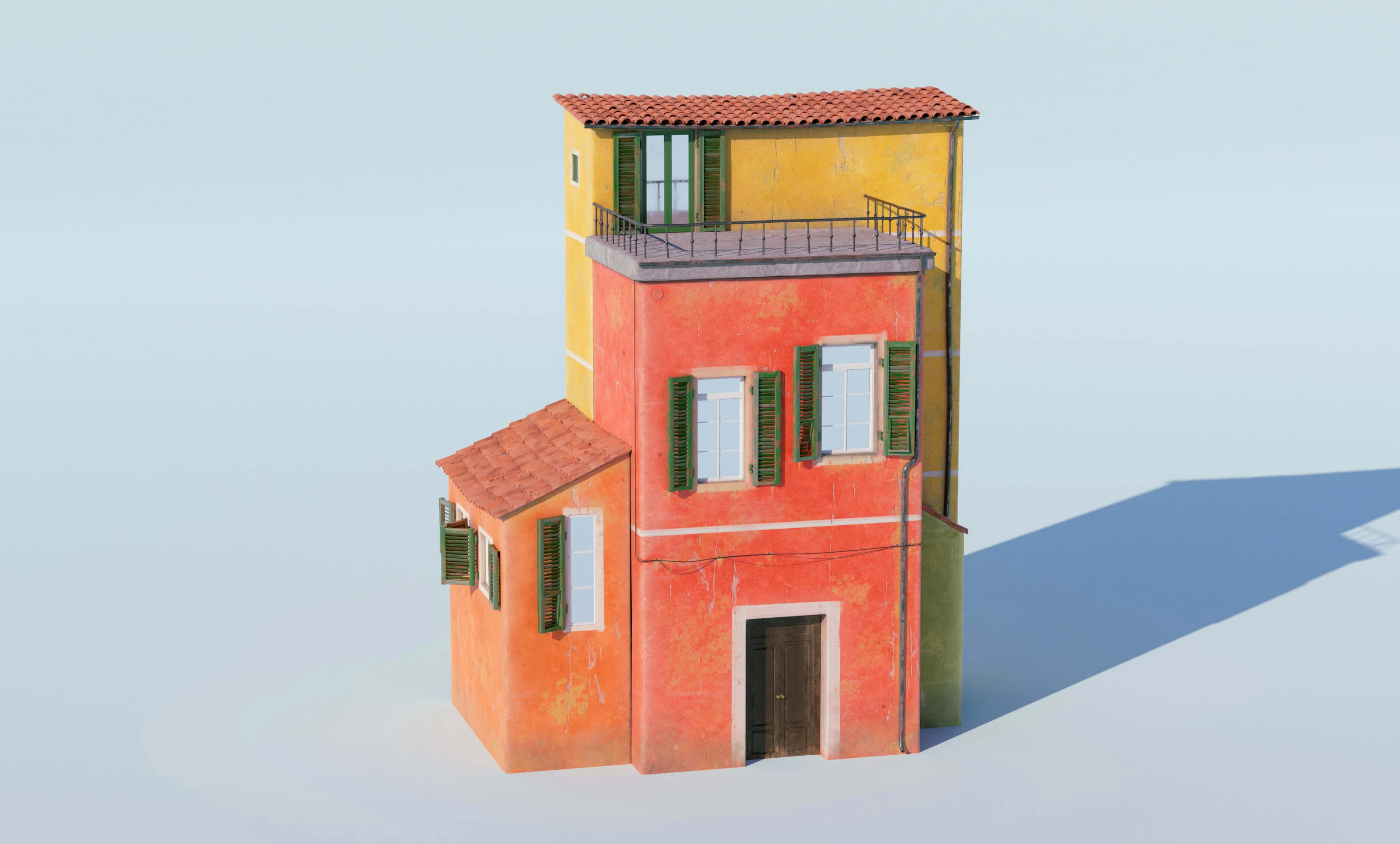 Italian Building Architecture Set - 3D Model by Marcangangelo Di ...