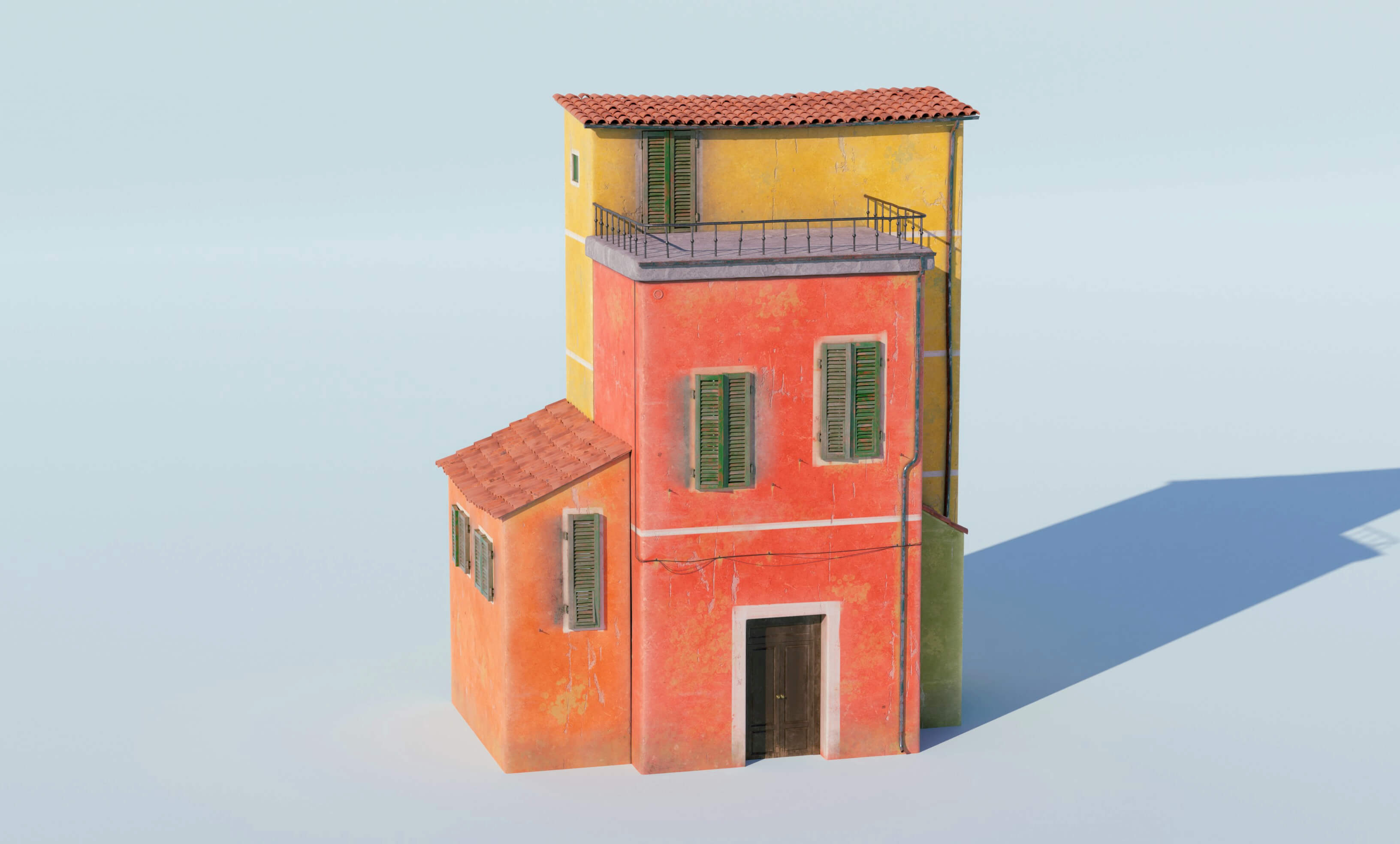 Italian Building Architecture Set - 3D Model by Marcangangelo Di ...