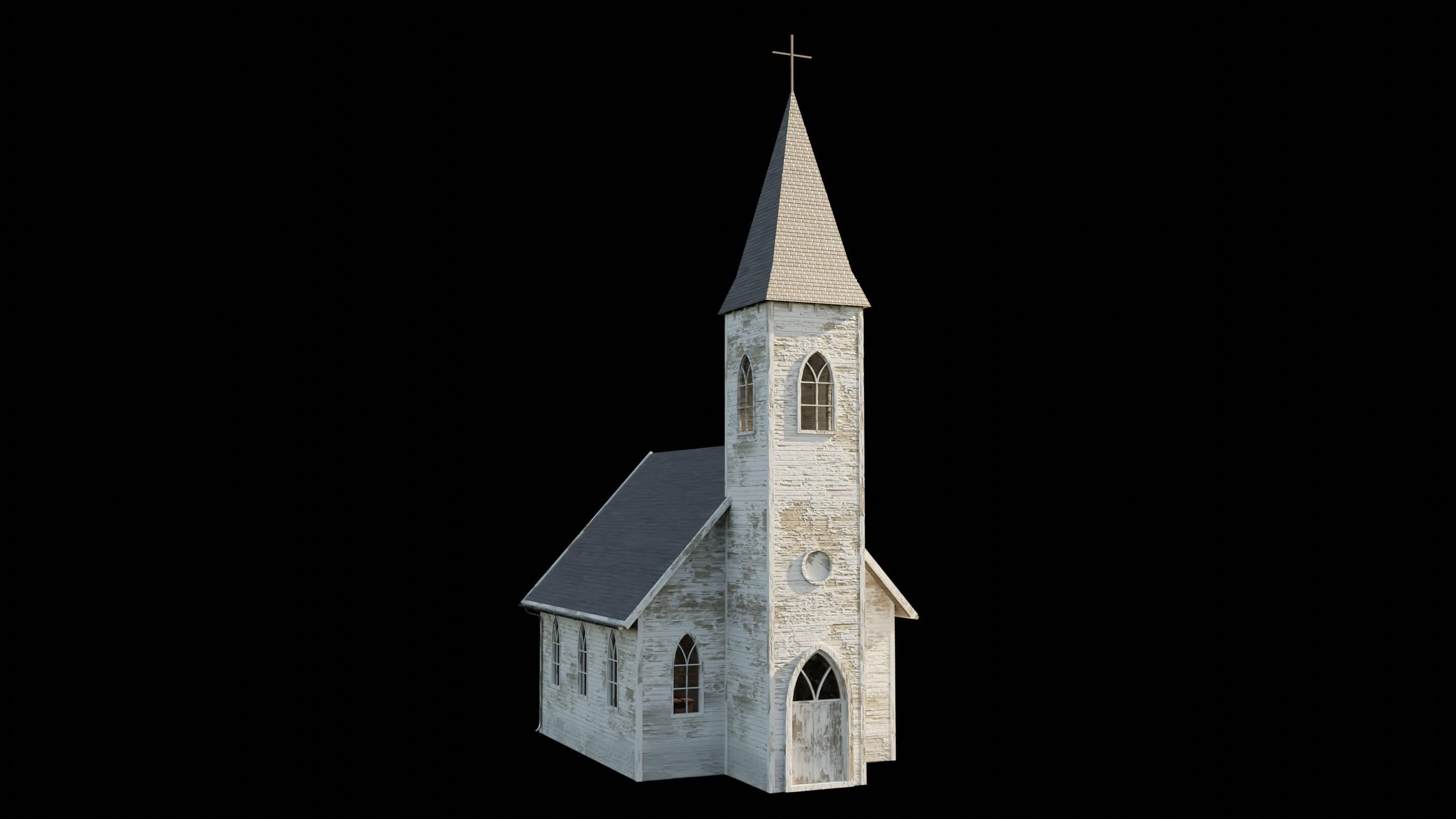 Old Church With Interior Low Poly - 3D Model by Marcangangelo Di ...