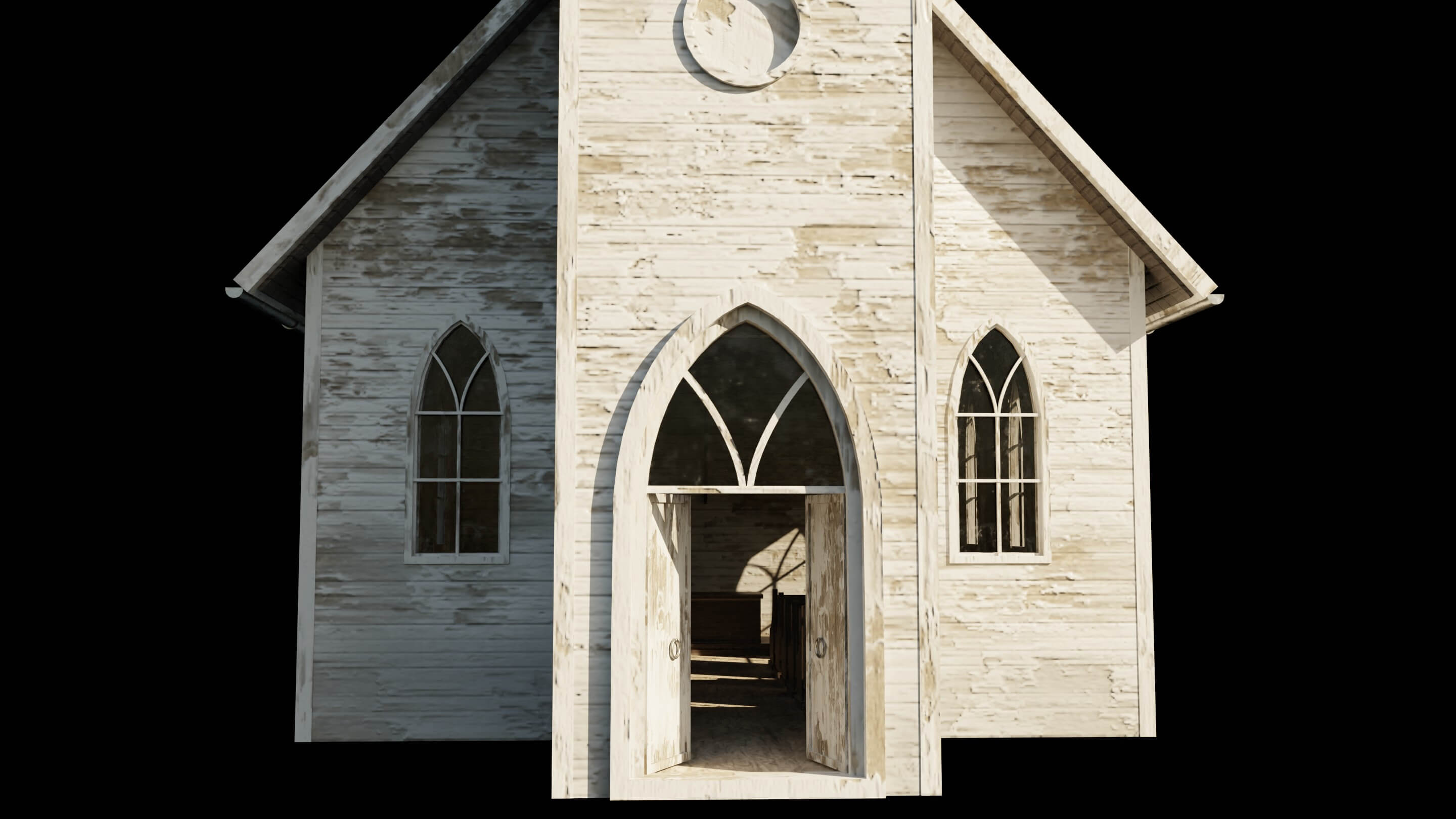 Old Church With Interior Low Poly - 3D Model by Marcangangelo Di ...