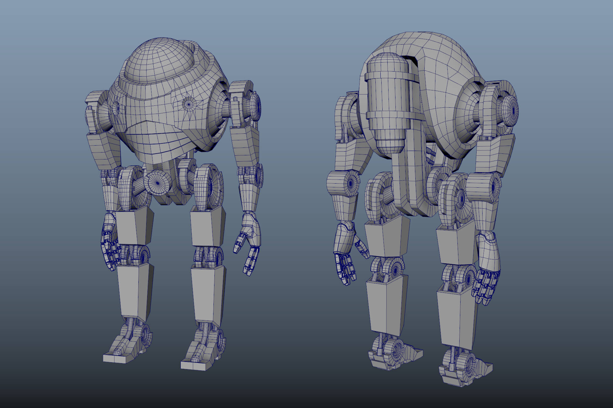 Alien Robot - 3D Model by Marcelo Barrio