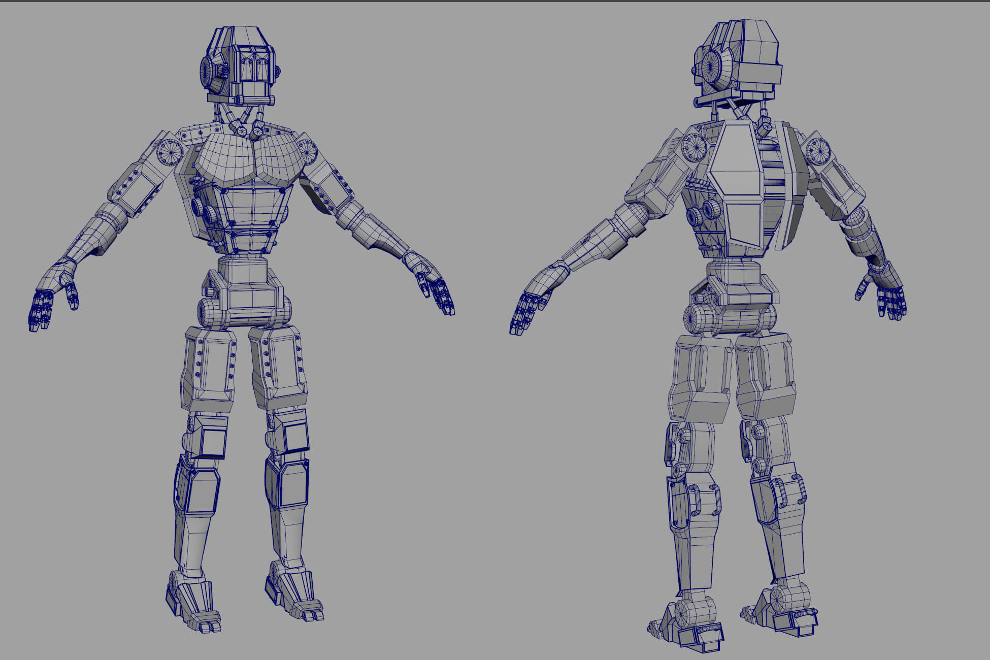 Worker Robot - 3D Model by Marcelo Barrio