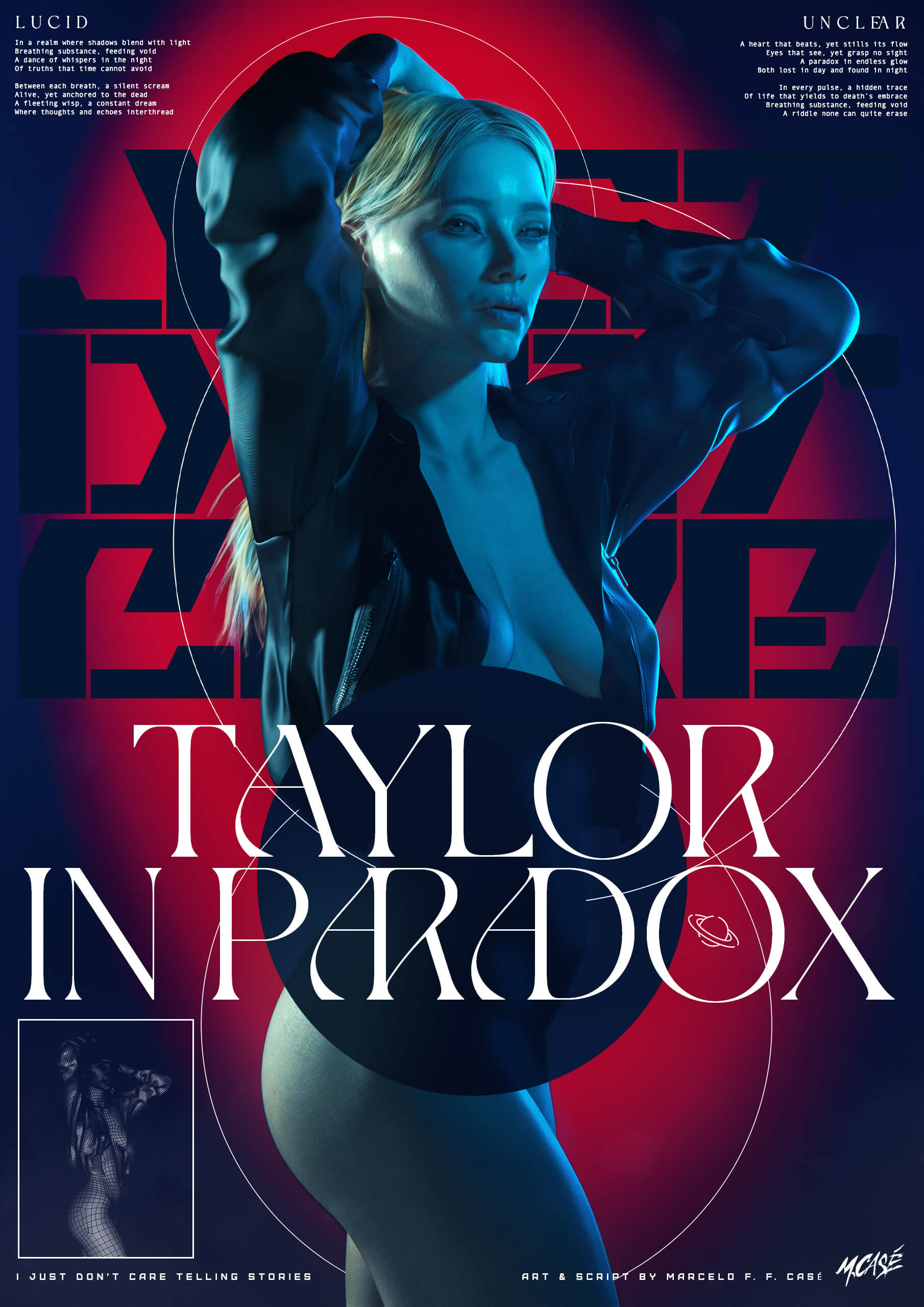 Taylor in Paradox 3D Render, Digital Art by MarceloCase
