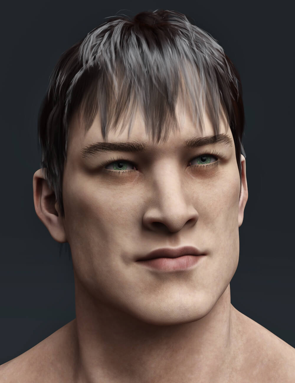 Male Face Reference For 3d
