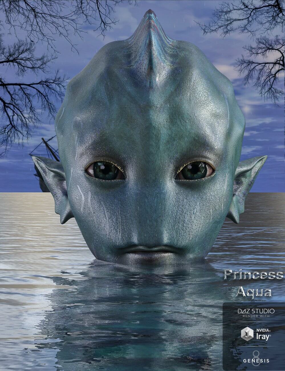 Princess Aqua For Genesis 8 Female - Daz Content by Marcius