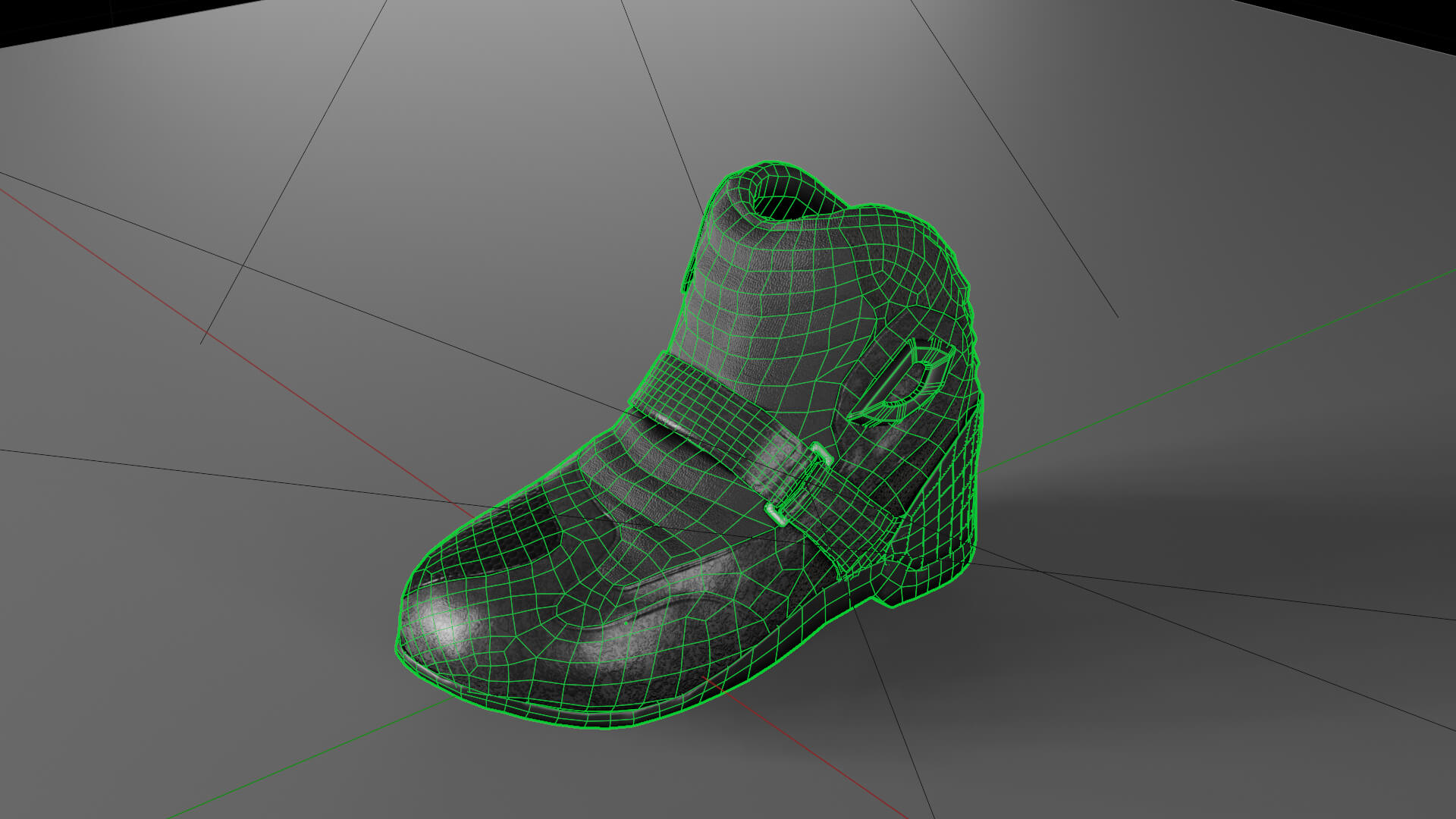 Motorcycle Boots - 3D Model by MarcM