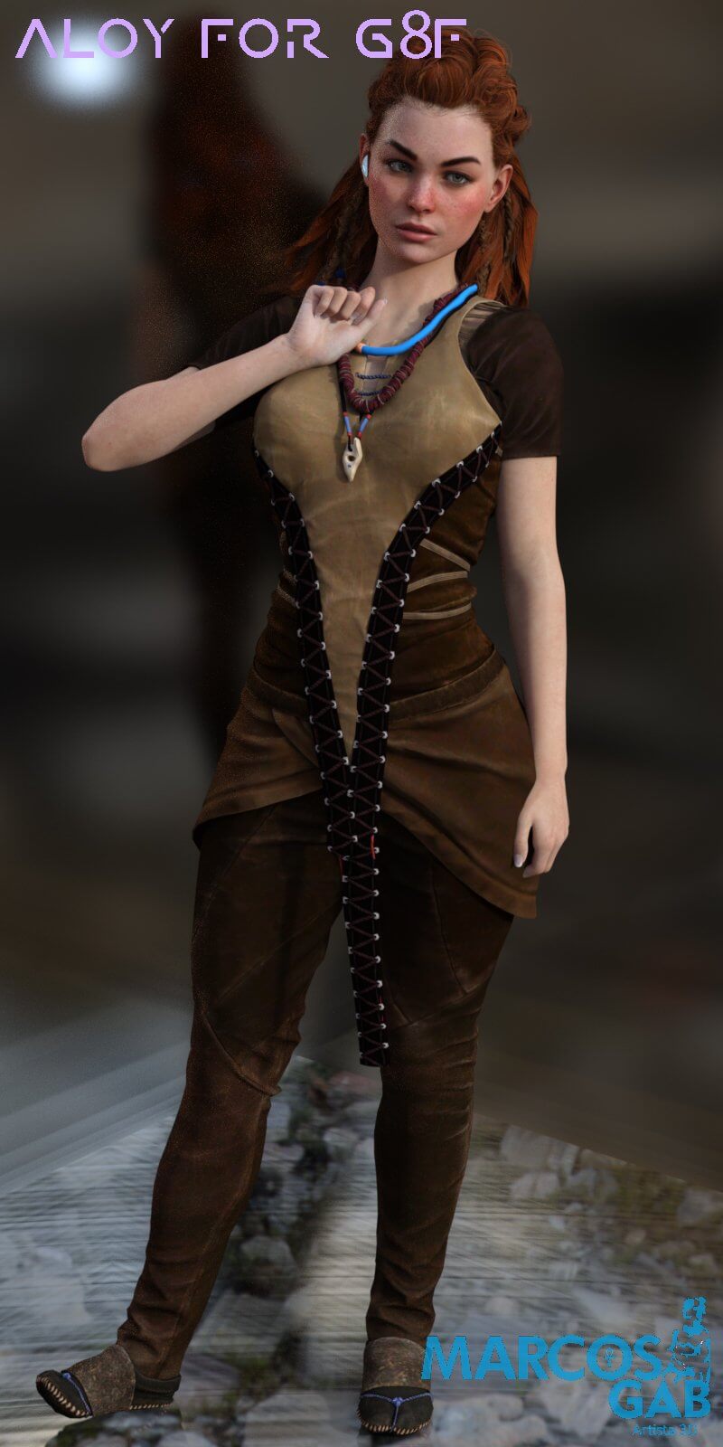 Aloy - Horizon Zero Dawn For G8F Daz Content by MarcosGAB