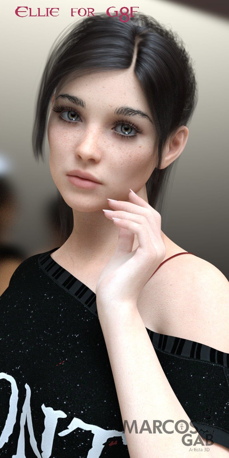 Ellie For Genesis 8 Female - Daz Content by MarcosGAB