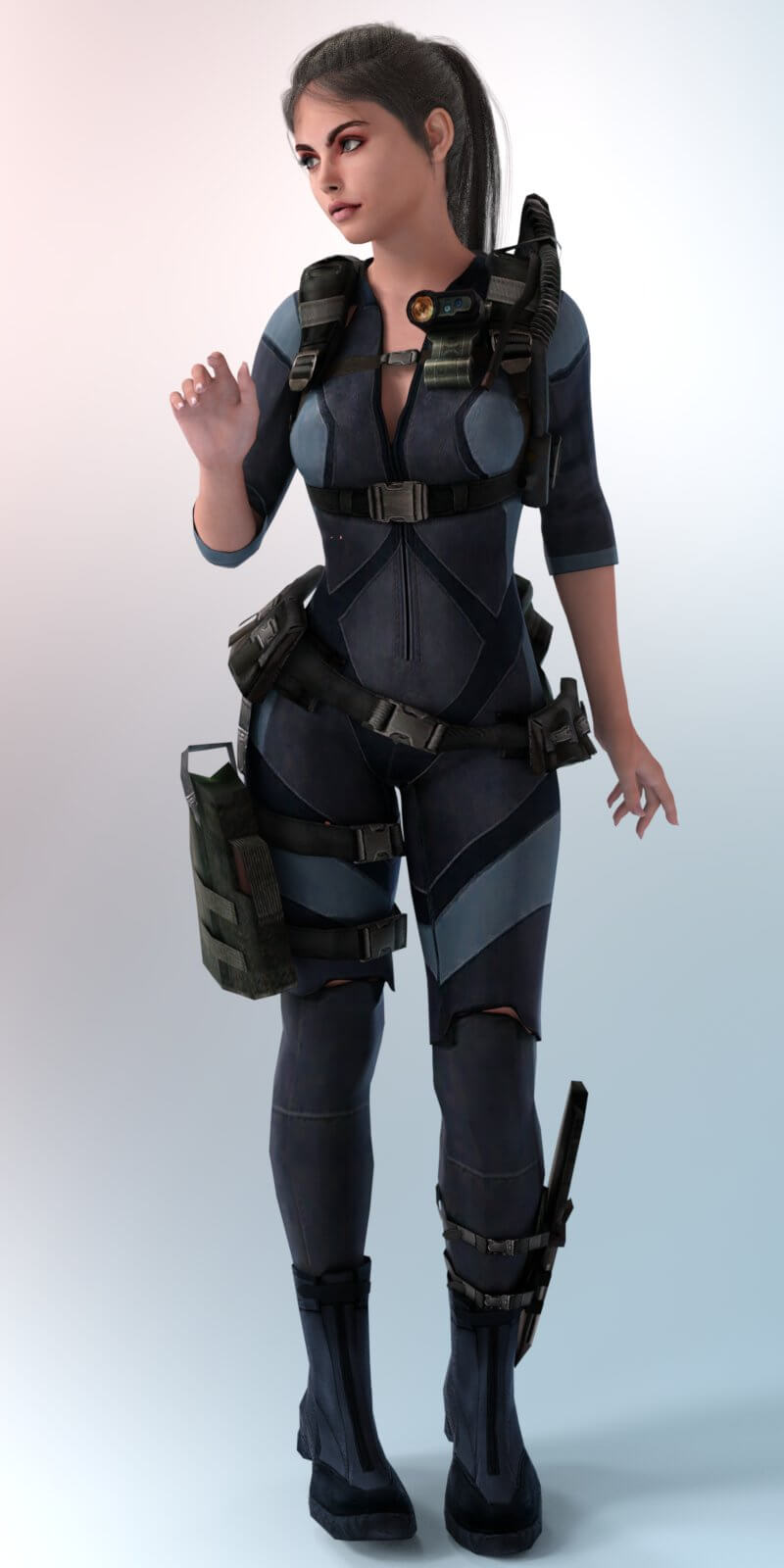 Jill Revelations DAZ Studio 3 3D Render, Digital Art by MarcosGAB