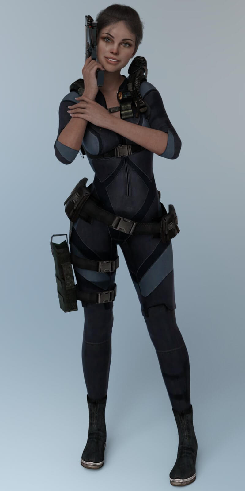 Jill Revelations DAZ Studio 3D Render, Digital Art by MarcosGAB