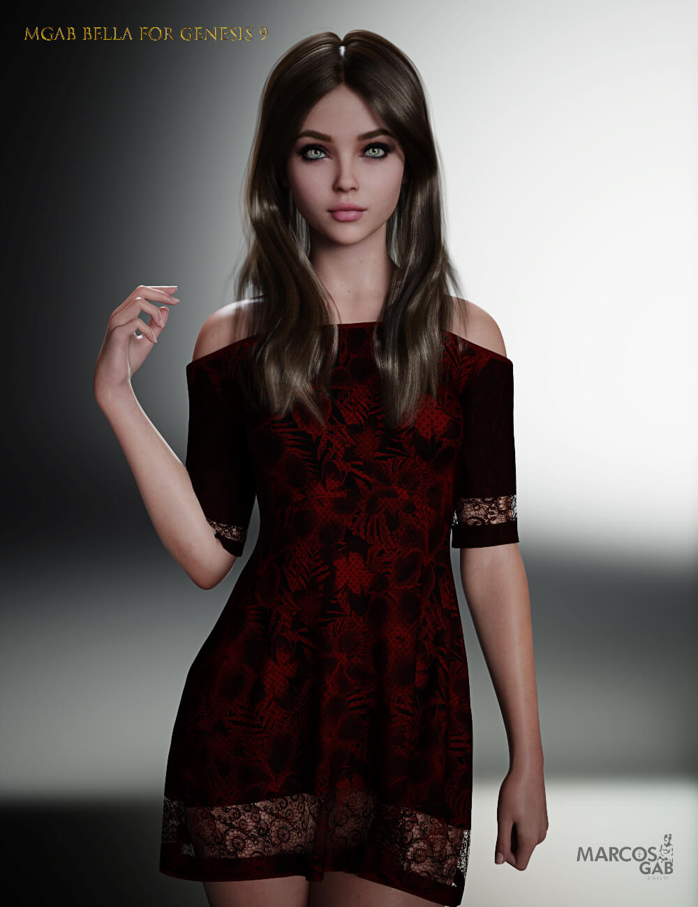 MGAB Bella 3D Render, Digital Art by MarcosGAB