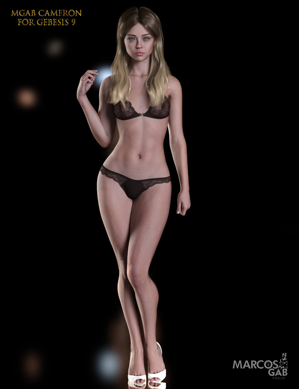 MGAB Cameron 3D Render, Digital Art by MarcosGAB