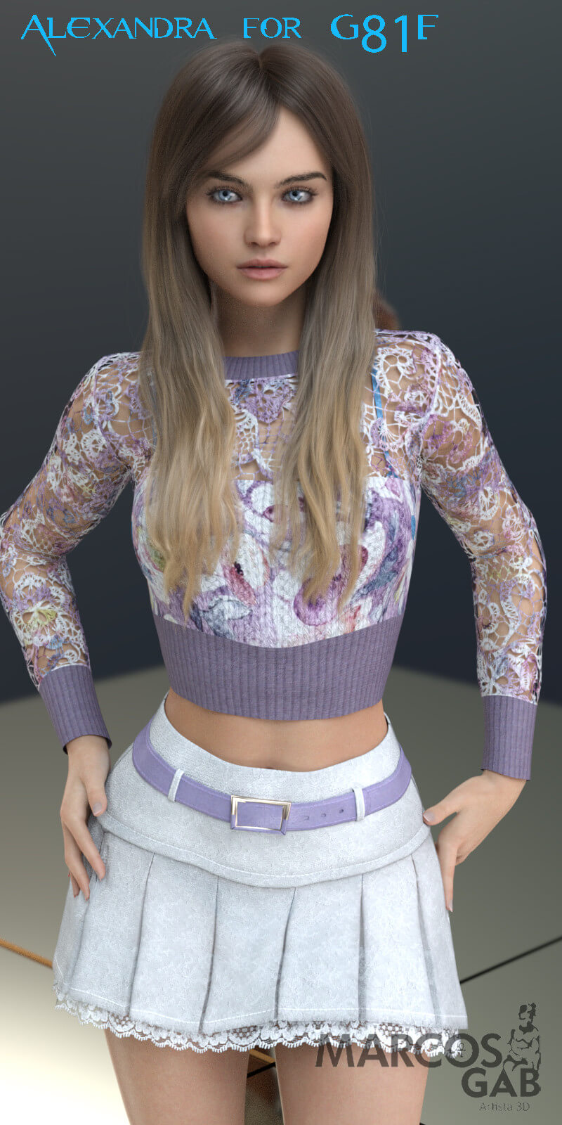 MGAB Alexandra for Genesis 8.1 Female - Daz Content by MarcosGAB