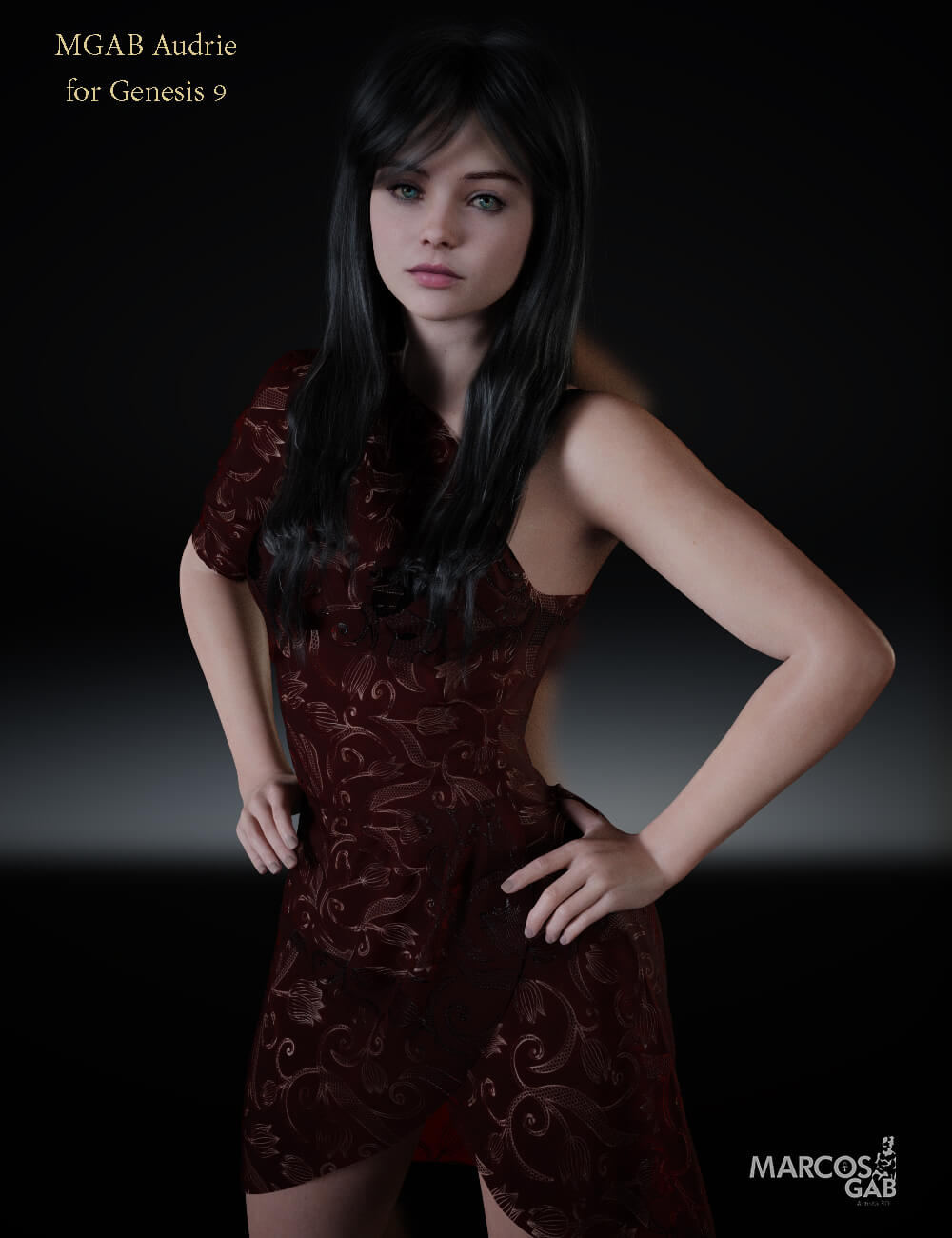 MGAB Audrie N Audrie Teen for Genesis 9 - Daz Content by MarcosGAB