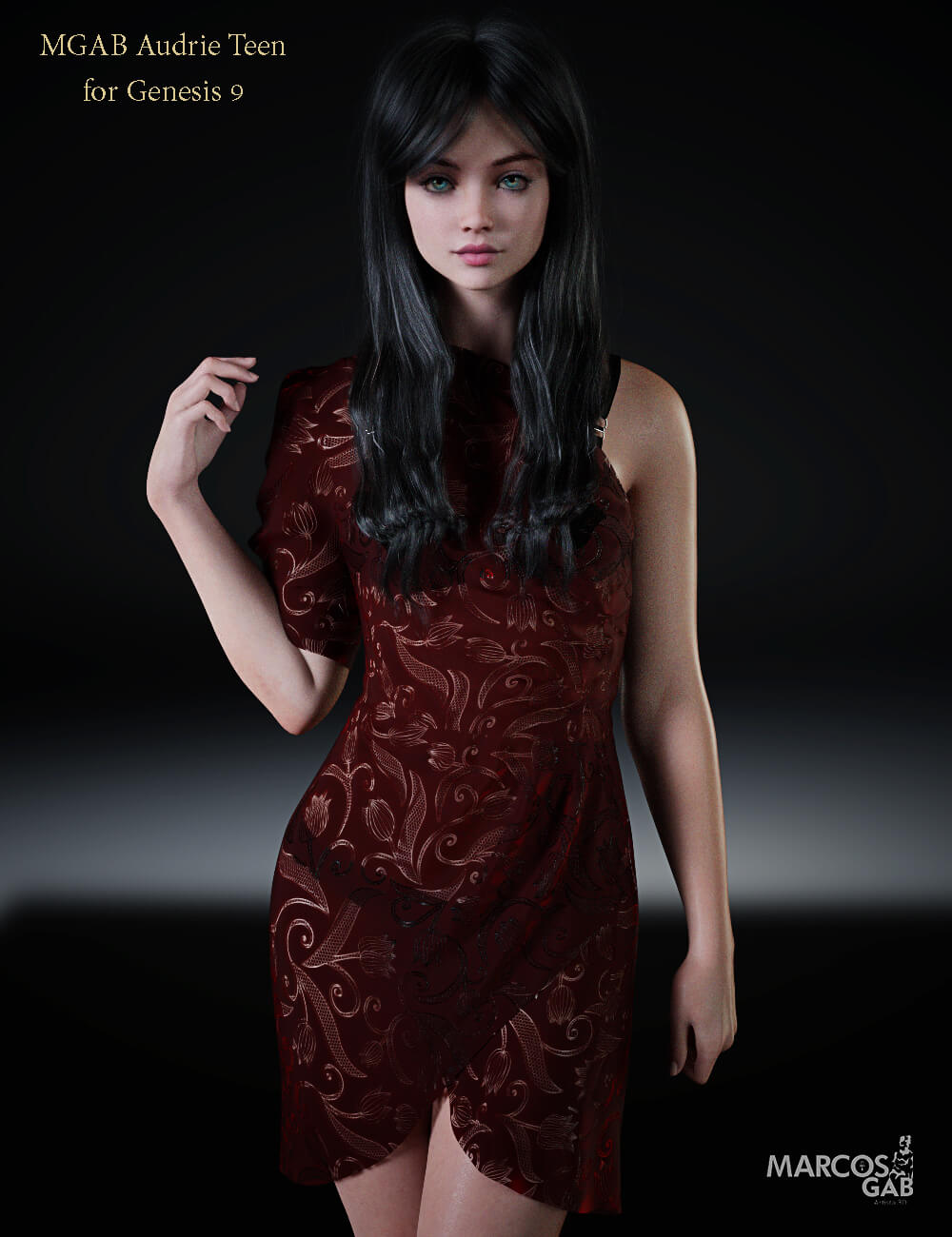 MGAB Audrie N Audrie Teen for Genesis 9 - Daz Content by MarcosGAB