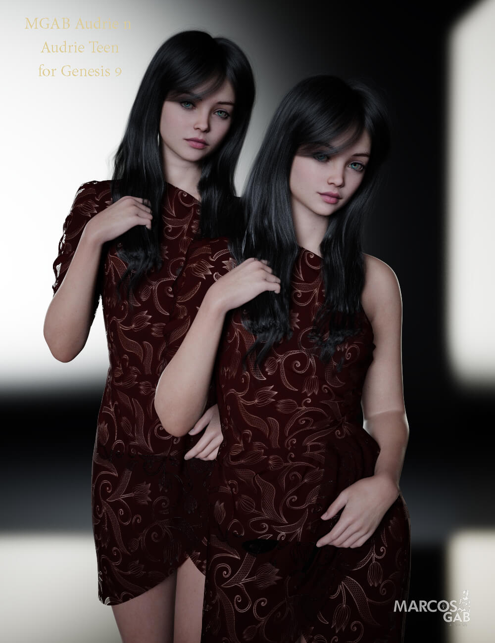 MGAB Audrie N Audrie Teen for Genesis 9 - Daz Content by MarcosGAB