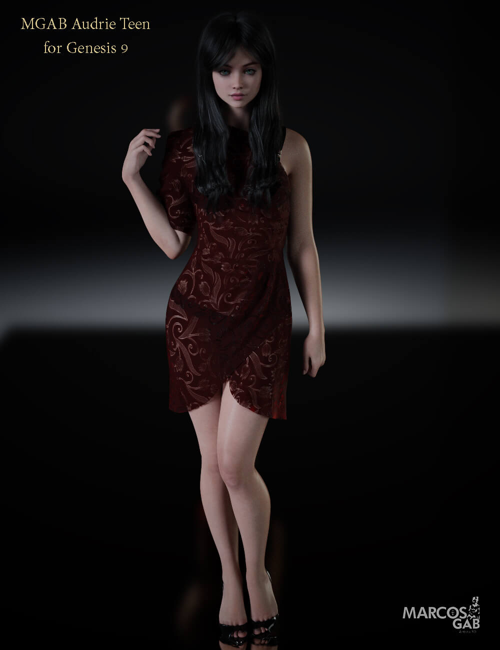 MGAB Audrie N Audrie Teen for Genesis 9 - Daz Content by MarcosGAB