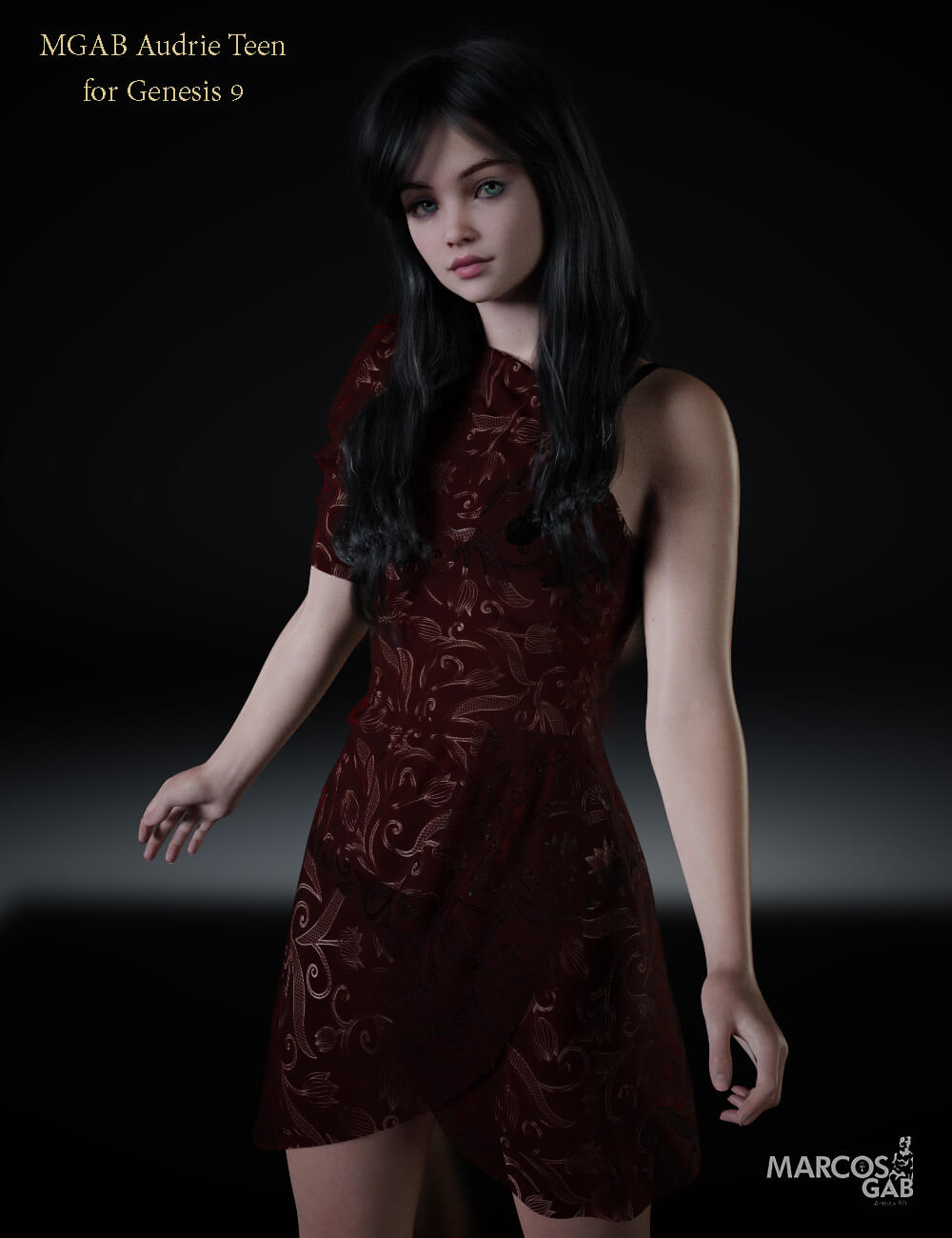 MGAB Audrie N Audrie Teen for Genesis 9 - Daz Content by MarcosGAB