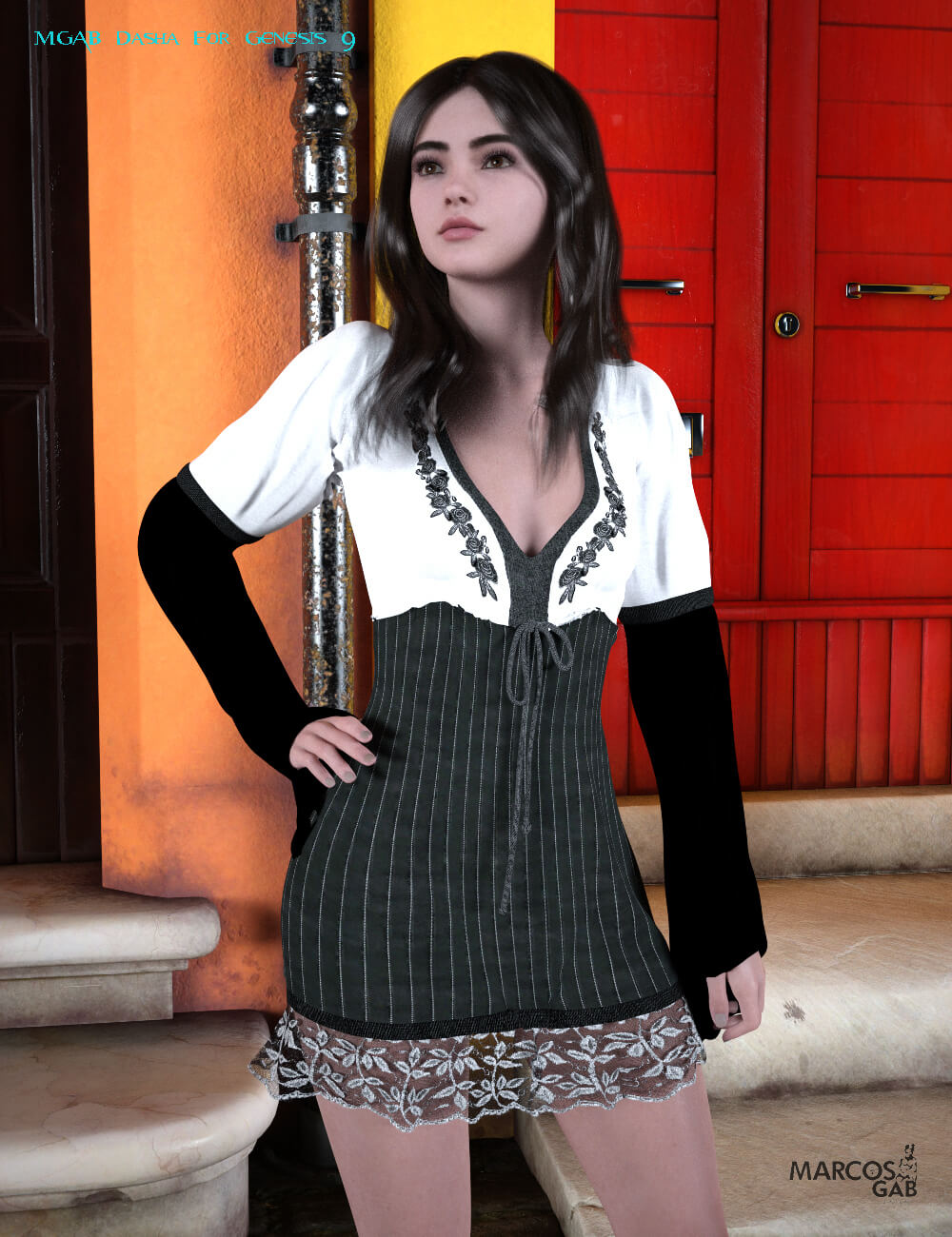 Mgab Dasha For Genesis 9 Daz Content By Marcosgab
