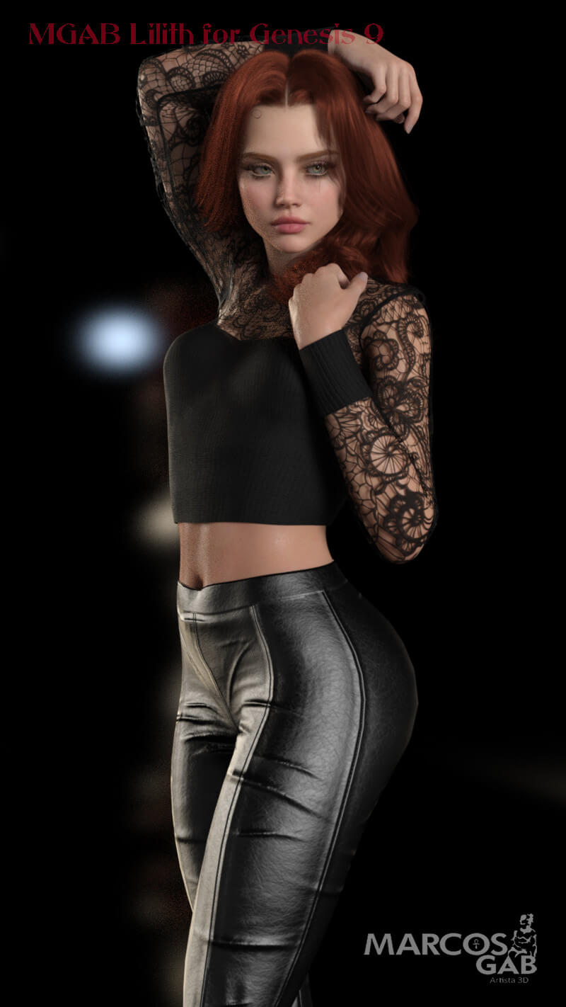 MGAB Lilith for Genesis 9 - Daz Content by MarcosGAB