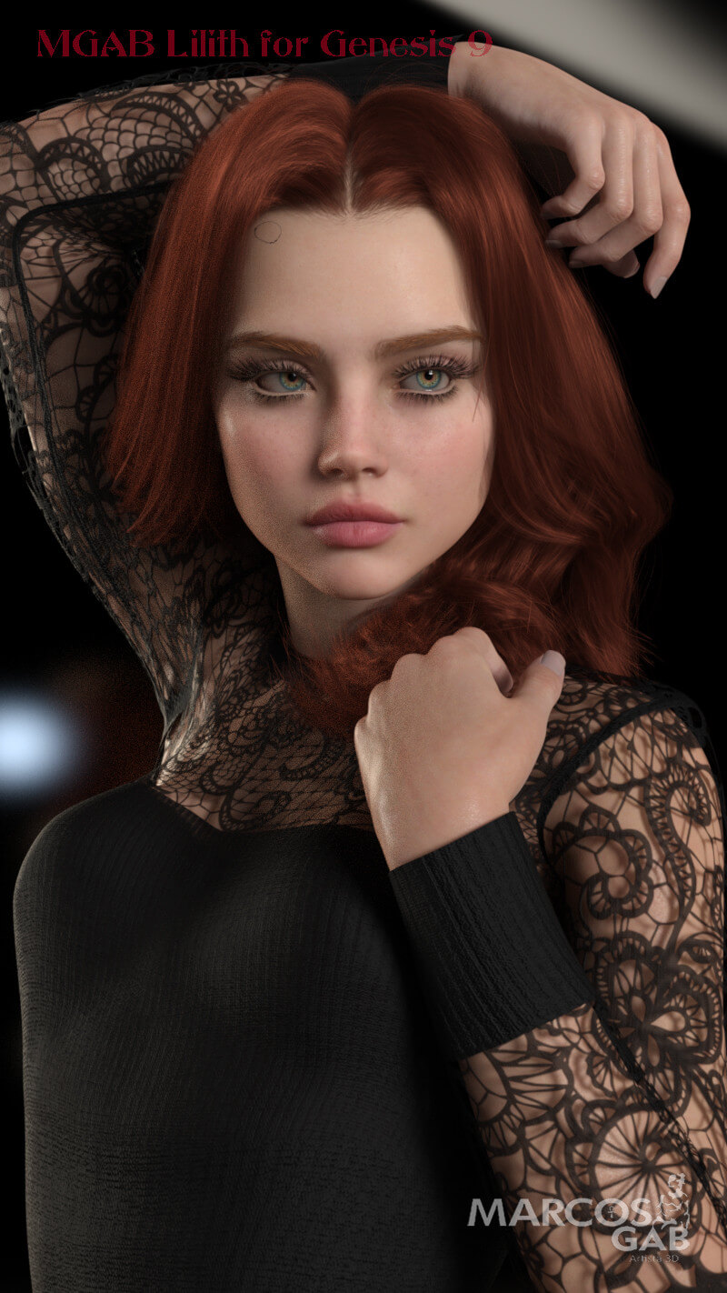 MGAB Lilith for Genesis 9 - Daz Content by MarcosGAB