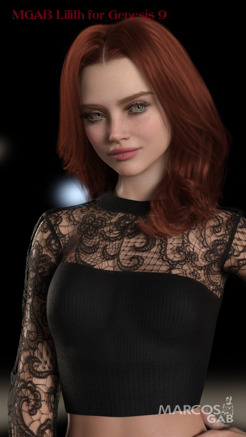 MGAB Lilith for Genesis 9 - Daz Content by MarcosGAB