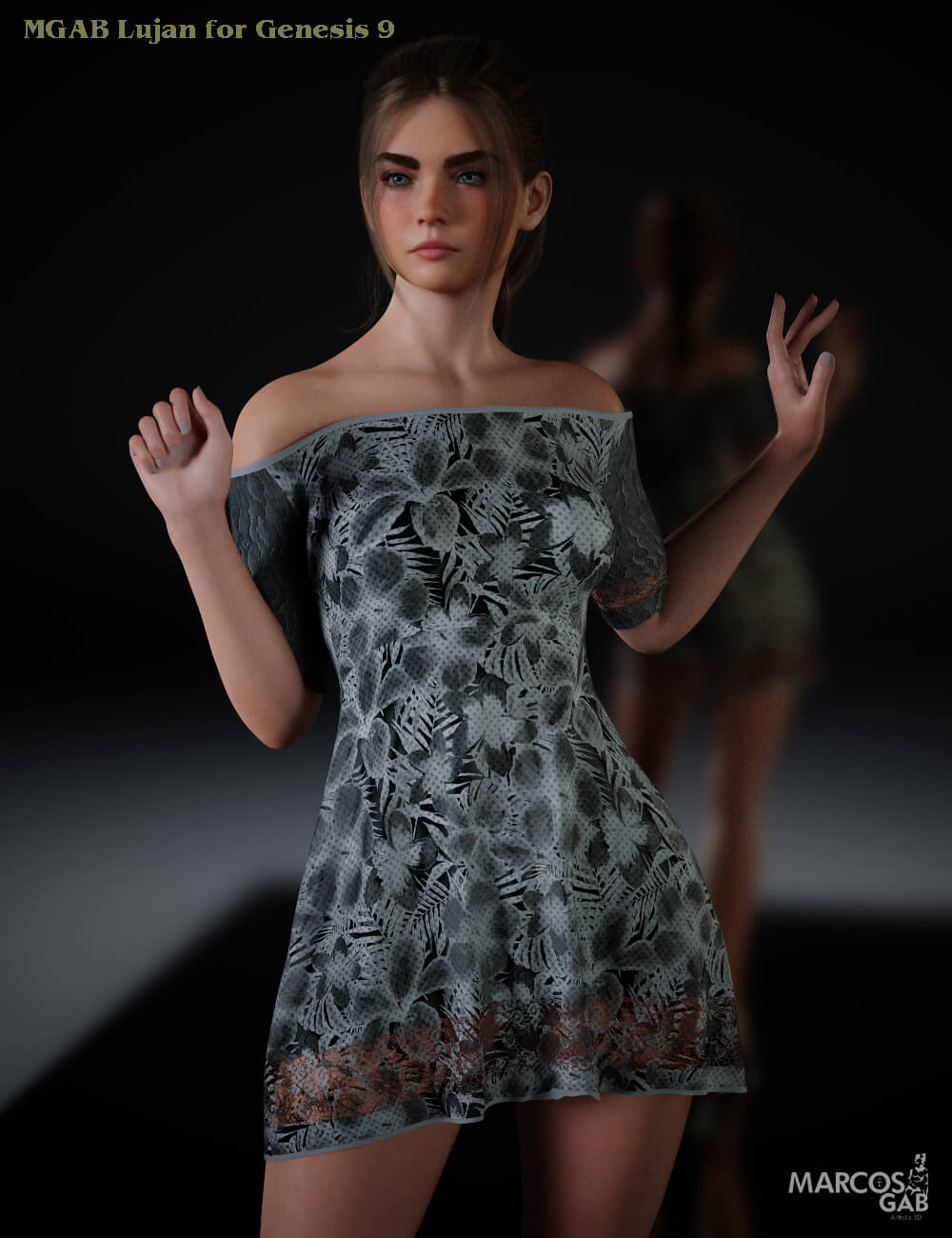 MGAB Lujan for Genesis 9 - Daz Content by MarcosGAB