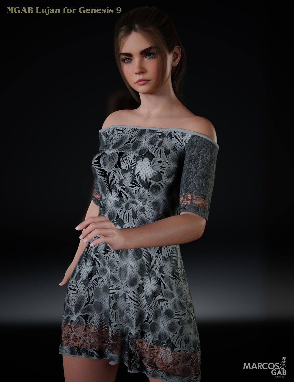 MGAB Lujan for Genesis 9 - Daz Content by MarcosGAB