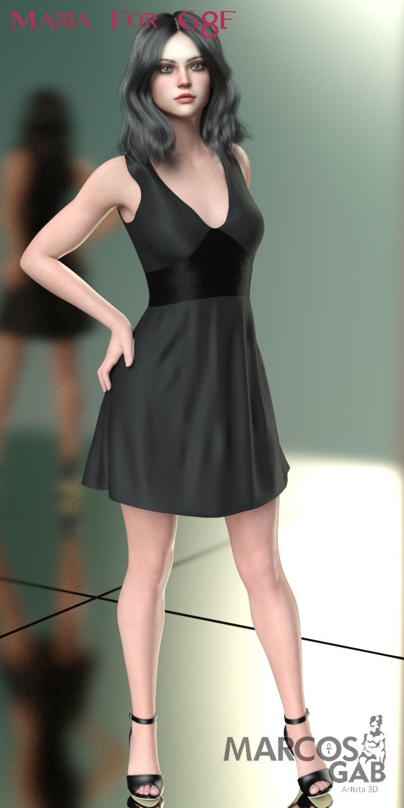 MGAB Maria For Genesis 8 and 8.1 Female - Daz Content by MarcosGAB