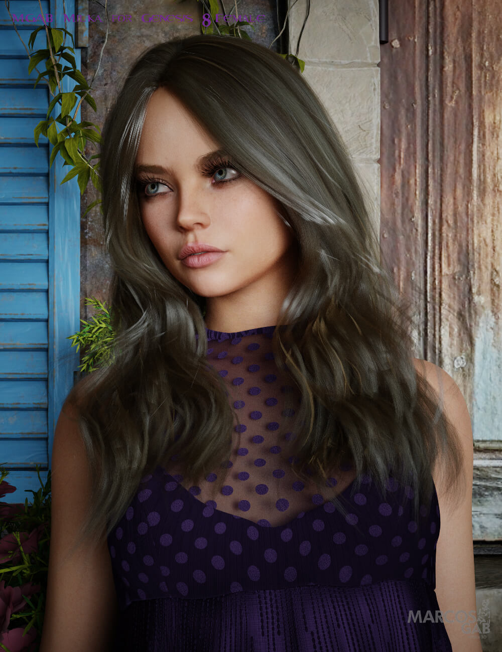 MGAB Milka for Genesis 8 Female - Daz Content by MarcosGAB