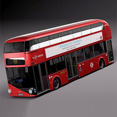 Obj 3D Models | Vehicles | Buses | RenderHub