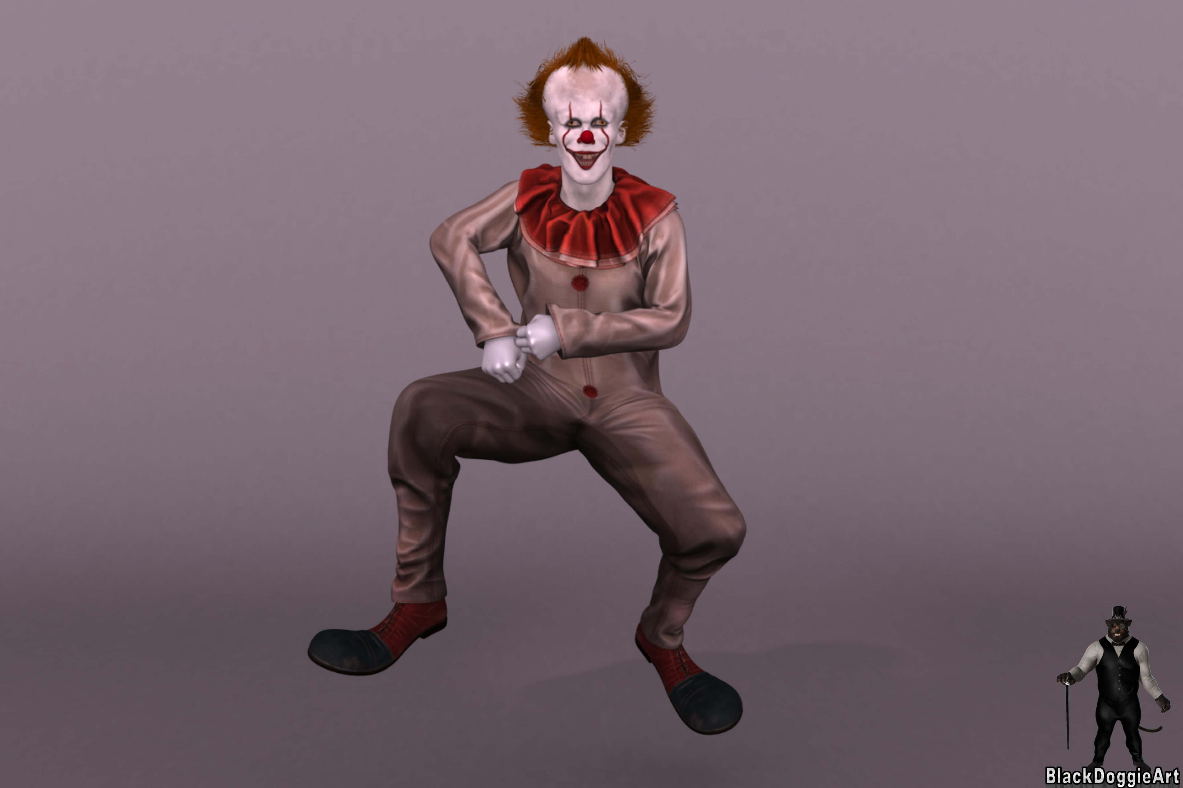 Dancing Clown for Genesis 8 Male - Daz Content by marigold