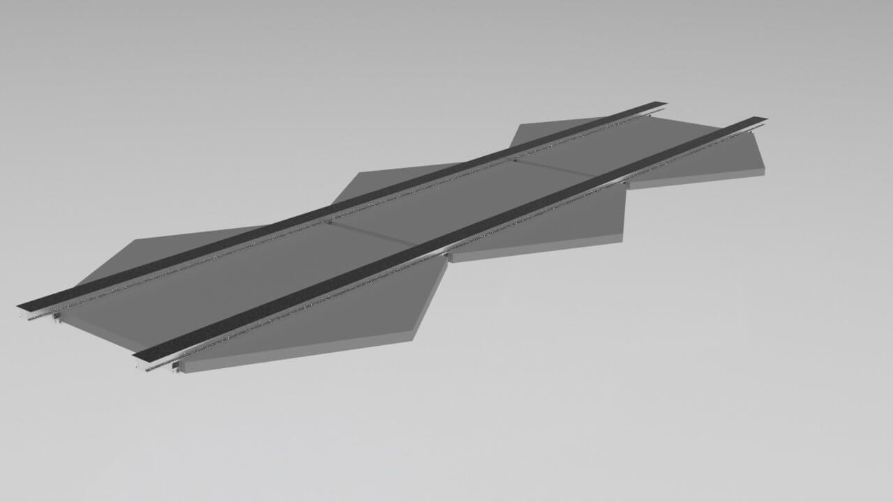 Solar Panel Hexagonal - 3D Model by Marius B